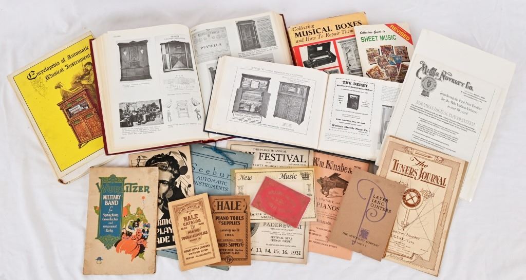Collection of Jukebox & Mechanical Music Books