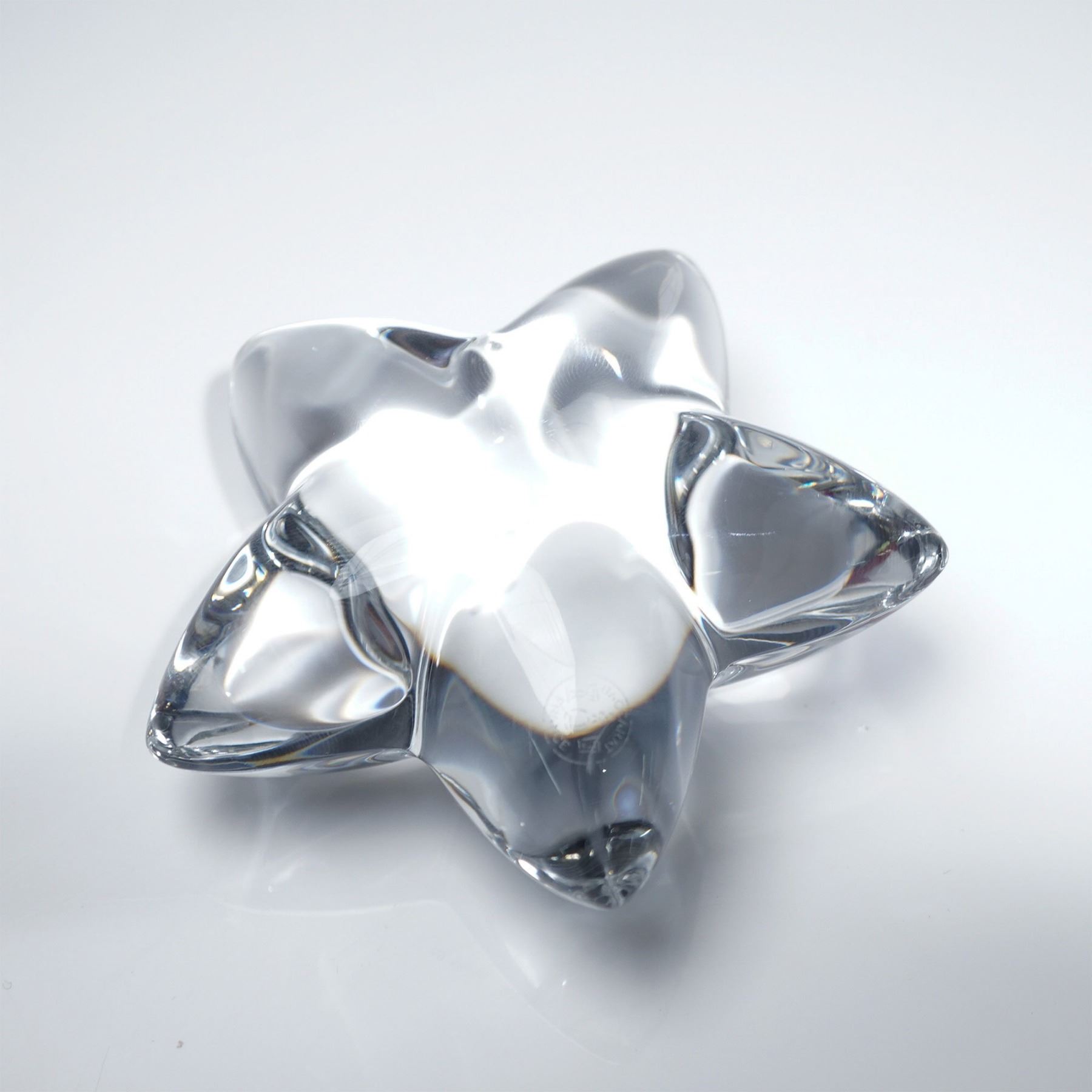 Baccarat Crystal Star Paperweight