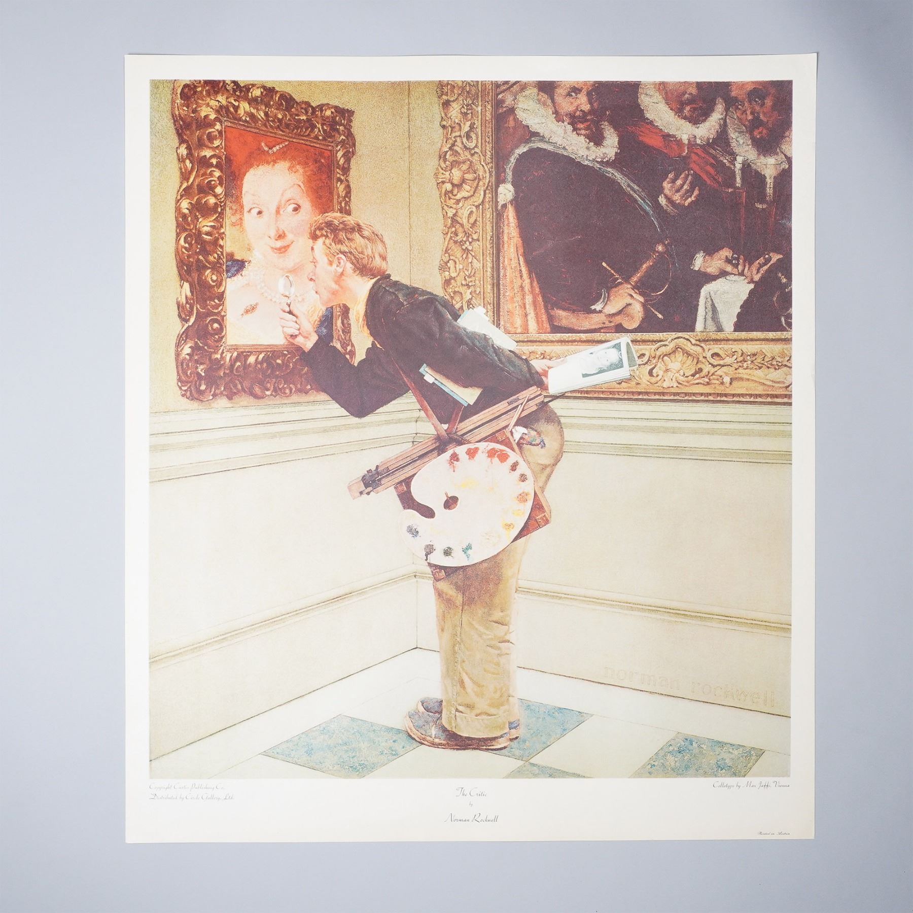Norman Rockwell Print, The Critic