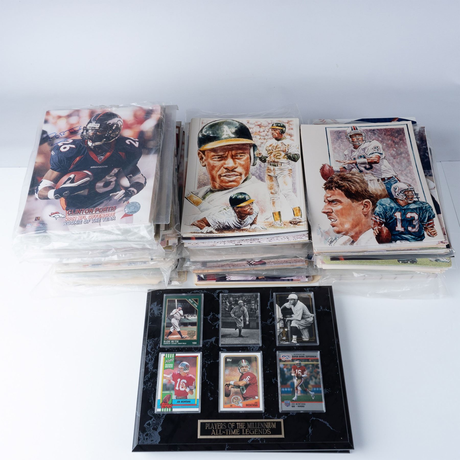 200+pc Sports Stars and Legends Photo Collection