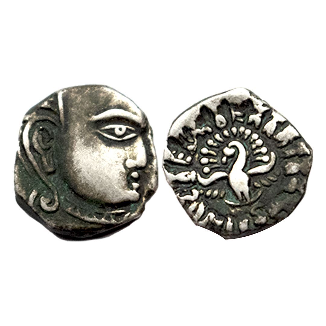Guptas, Skandagupta (c. 455-480 AD), Madhyadehsa type, Silver Drachma ...