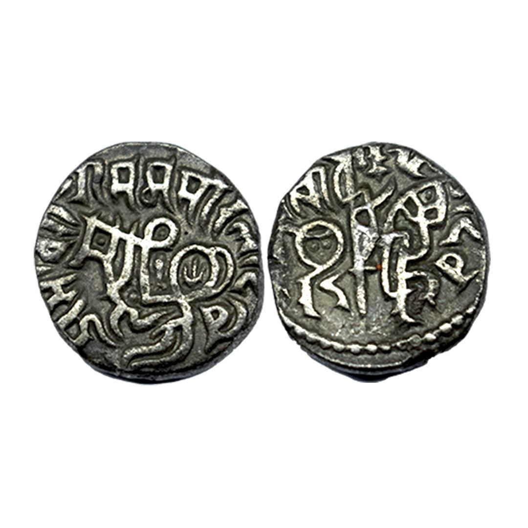 Tomaras of Delhi, Chahada Deva, (1172-91 AD), Bull and Horseman type ...