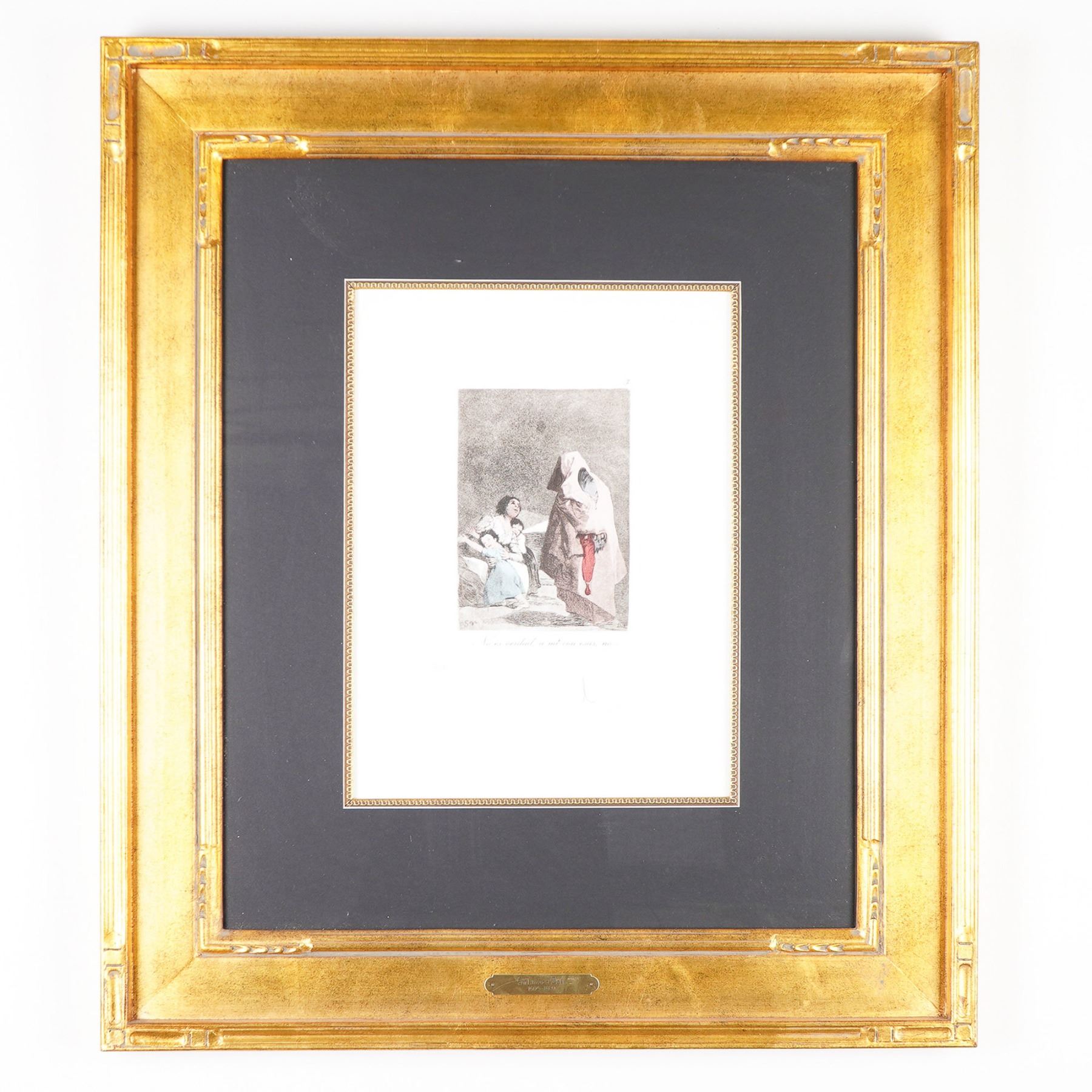 Salvador Dali Hand-Signed Lithograph, Les Caprices de Goya