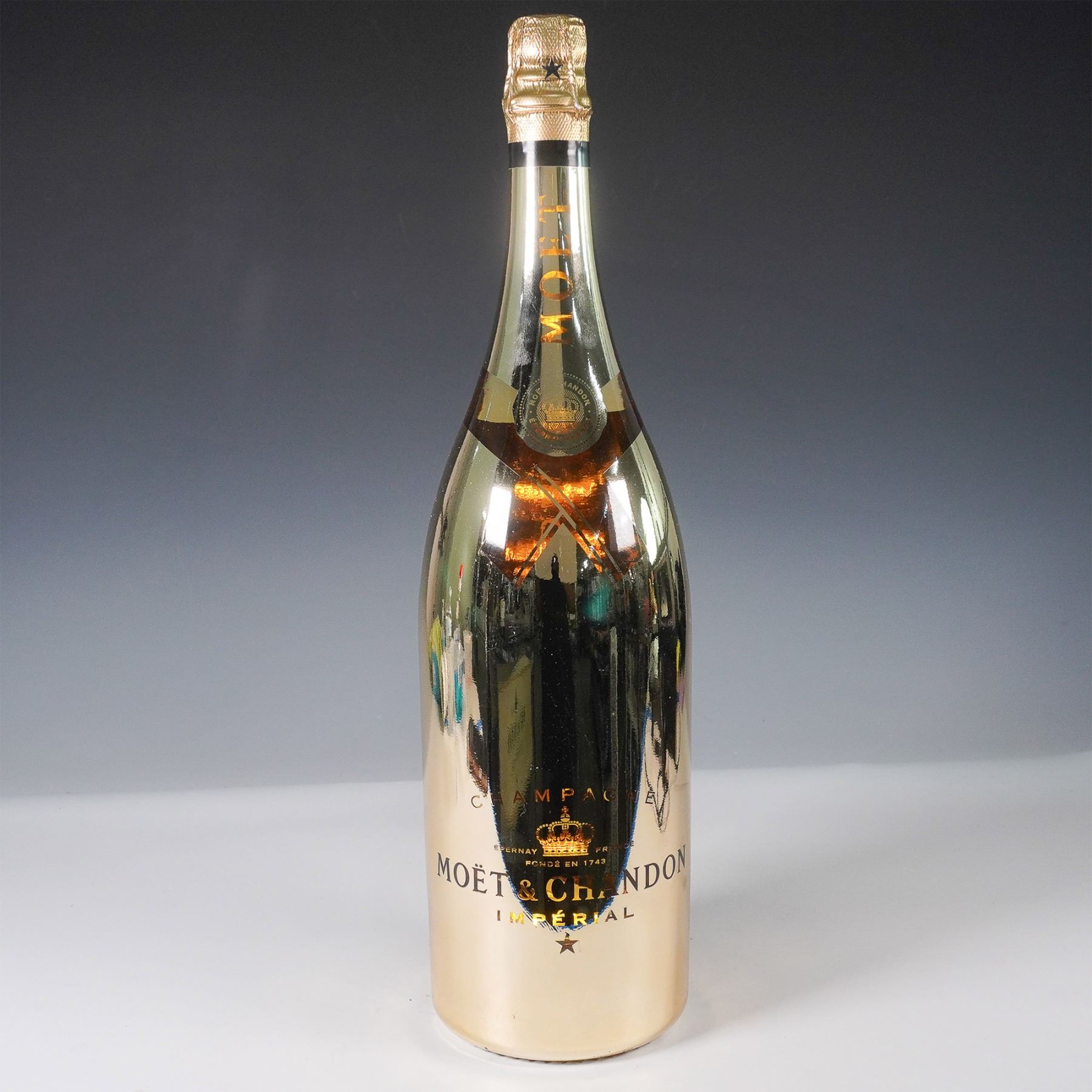 Moet & Chandon Imperial Brut Champagne Bright Night with Wooden Case