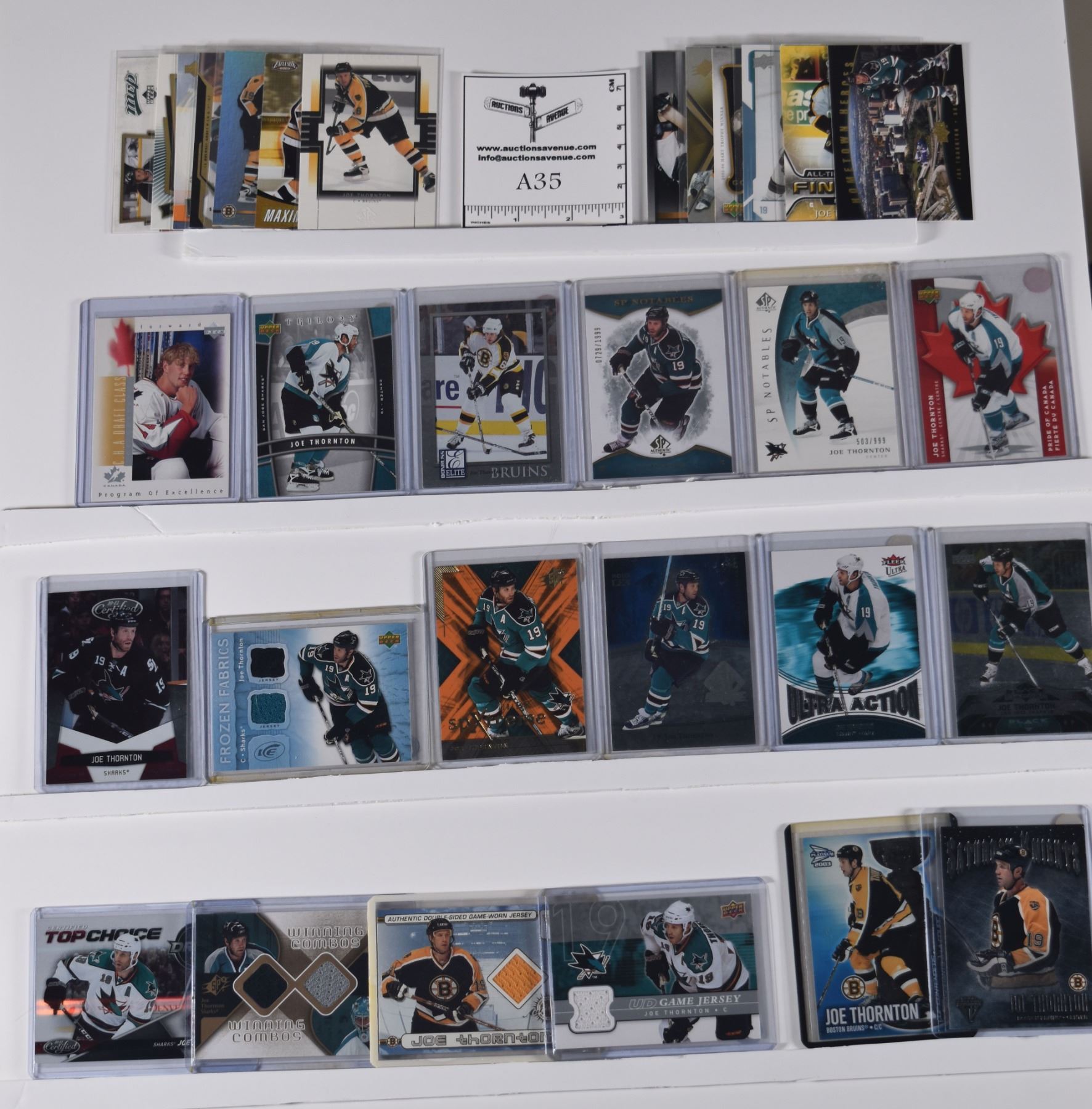 Joe Thornton Lot 1 incl RCs