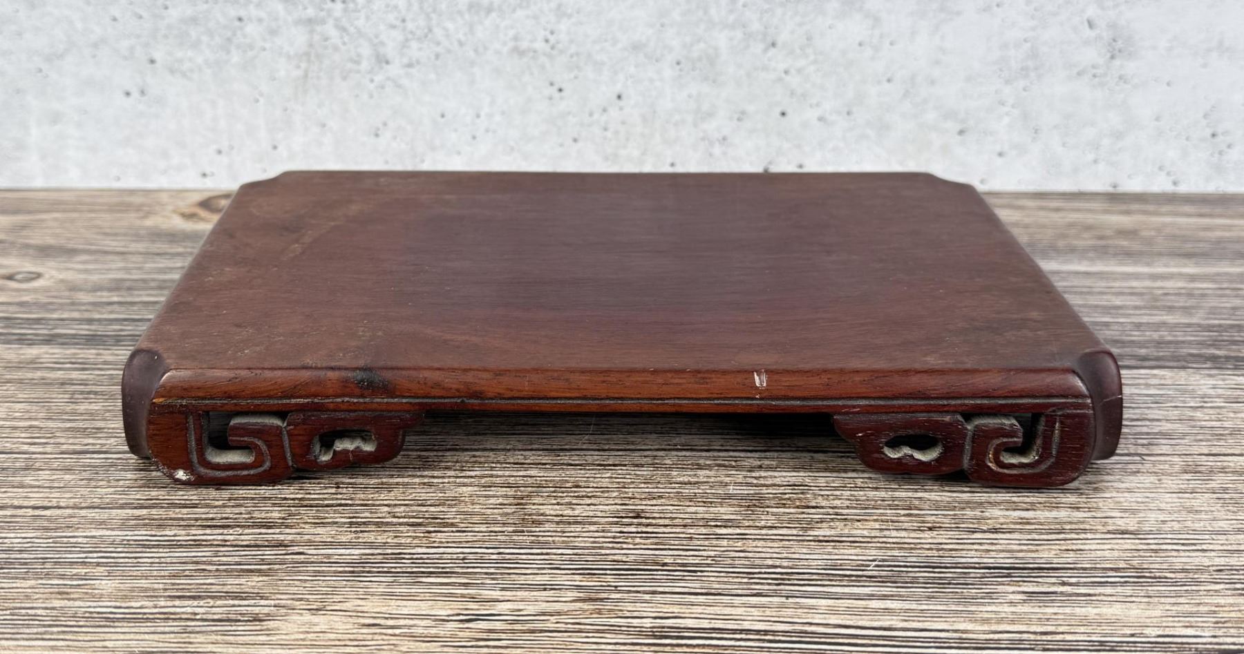 Antique Chinese Wood Base Stand