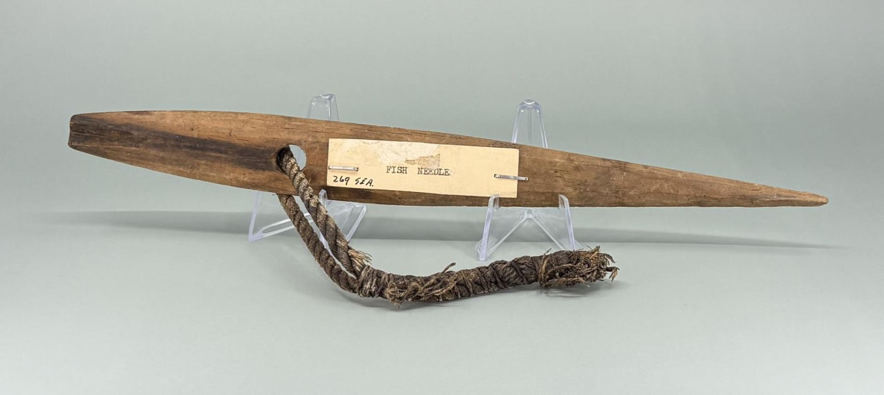 Antique Alaskan Inuit Eskimo Fish Needle