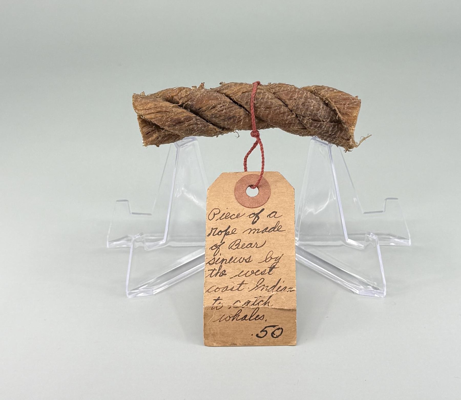 Ancient Inuit Eskimo Inupiat Sinew Whale Rope