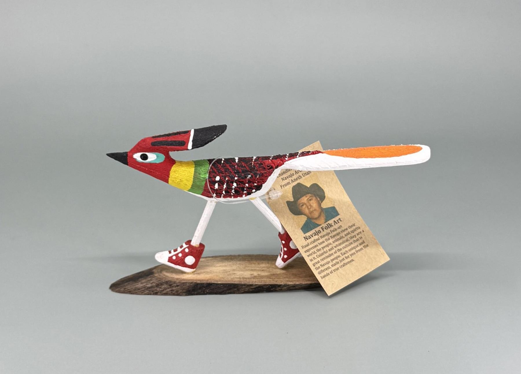 Chandler Begaye Navajo Folk Art Wood Carving