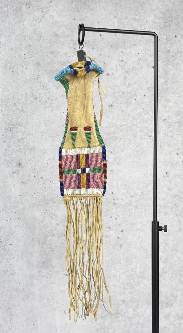 Crow Native American Indian Beaded Tobacco Bag