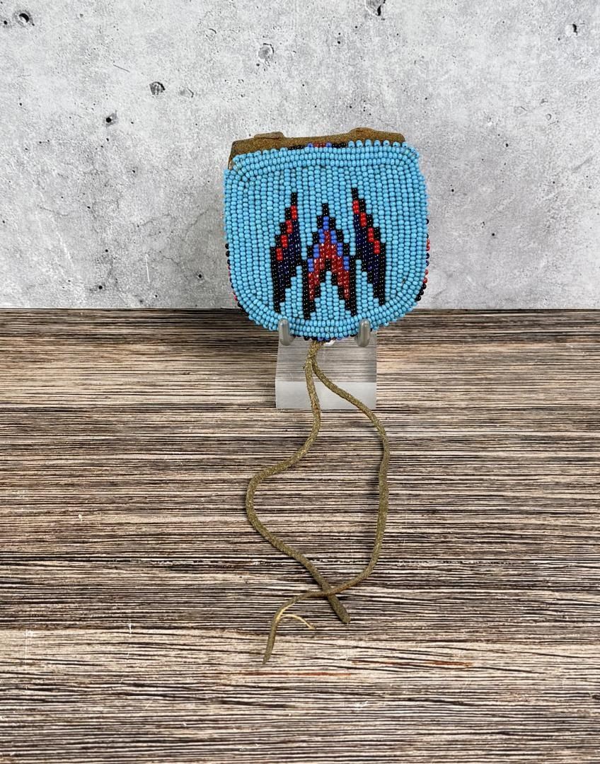 Blackfoot Native American Indian Beaded Pouch