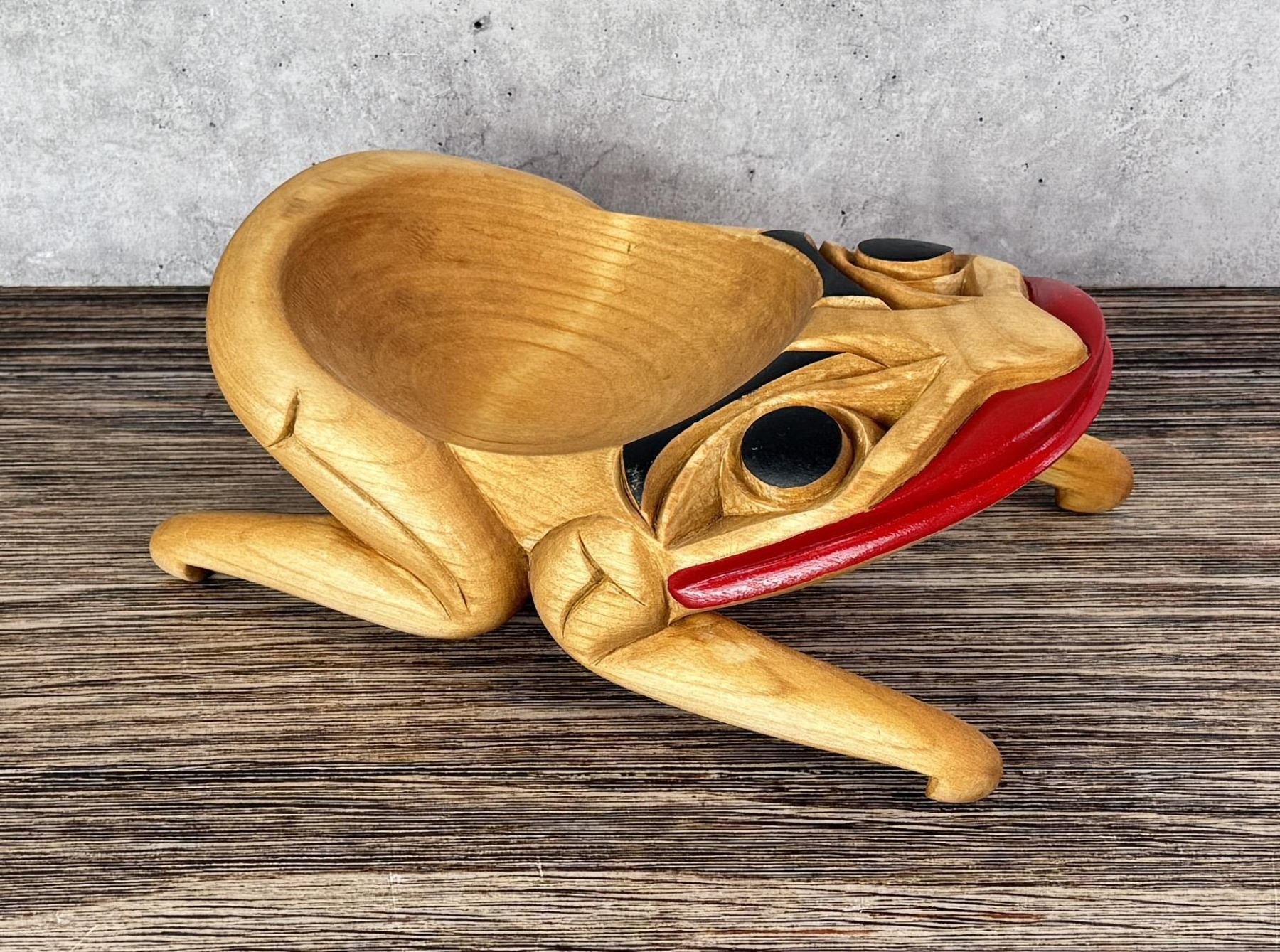 Donny Joe Haida Northwest Coast Frog Grease Bowl