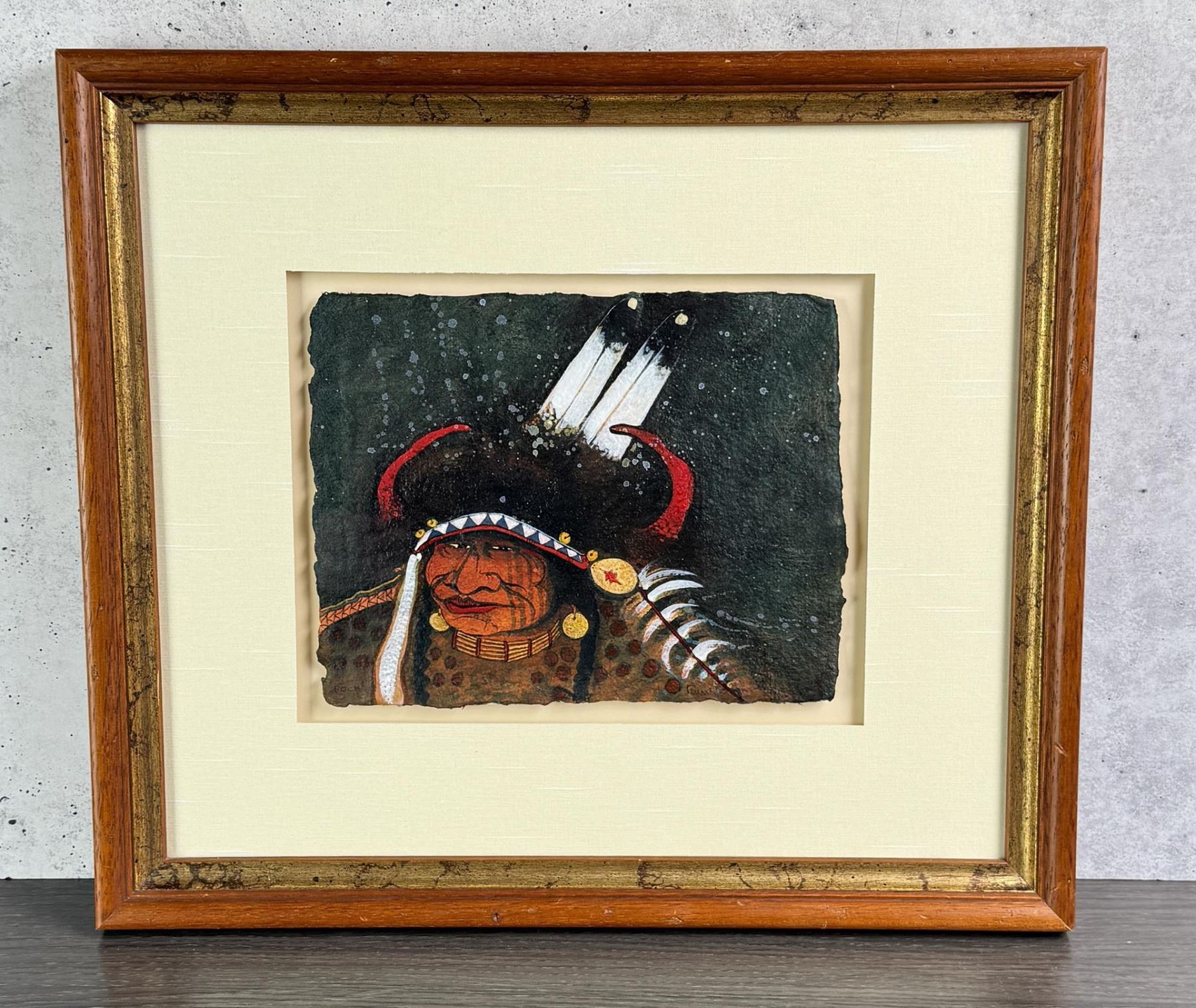 Kevin Red Star Montana Indian Painting