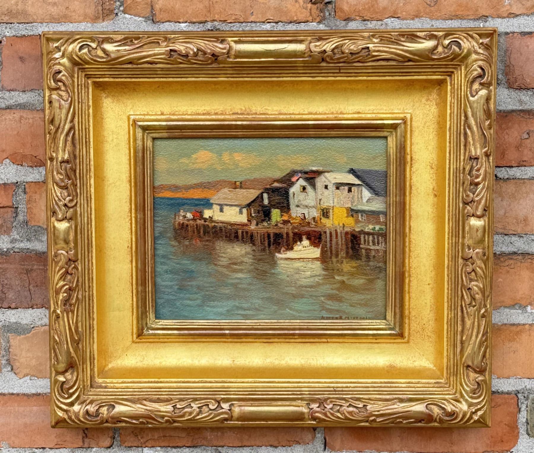 Alfred Richard Mitchell Monterey Bay Painting