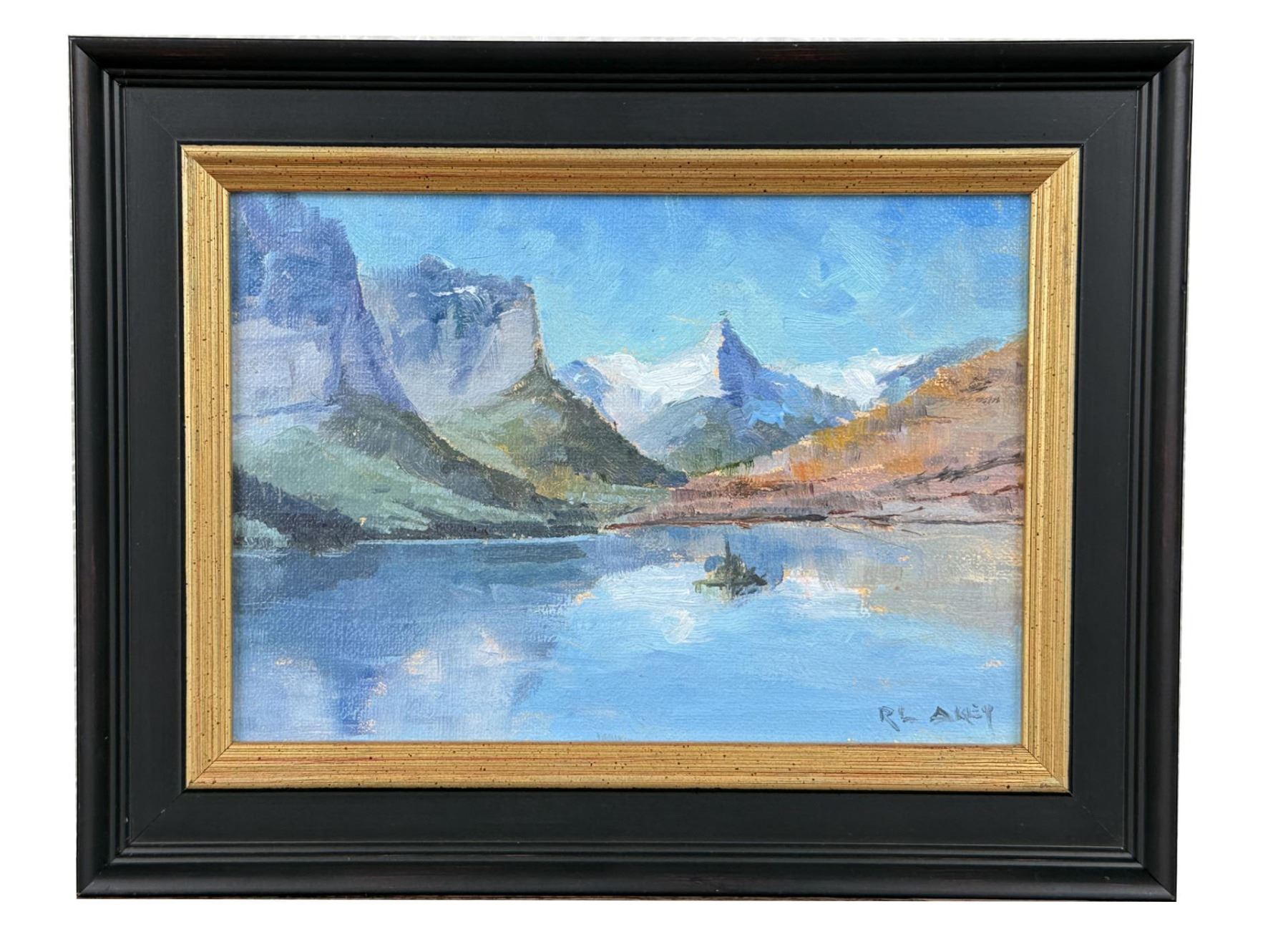 Rob Akey Glacier National Park Montana Painting
