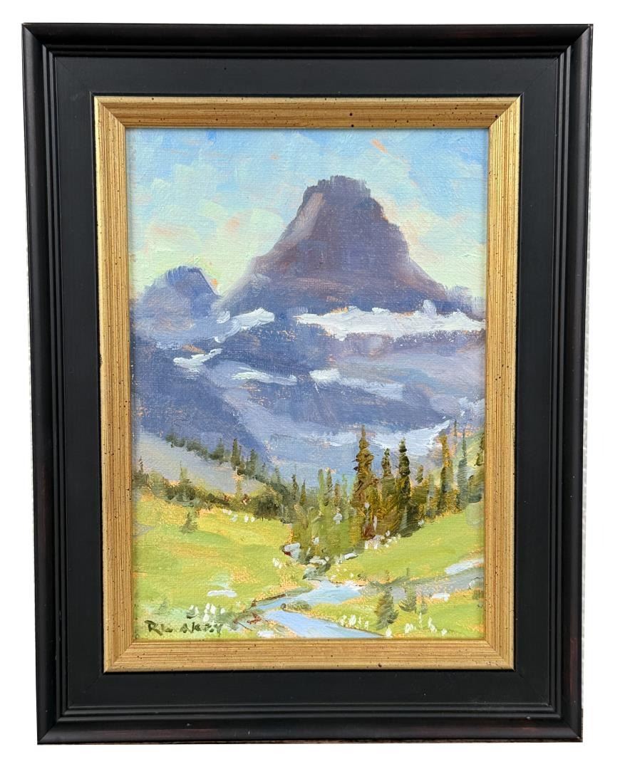 Rob Akey Glacier National Park Montana Painting