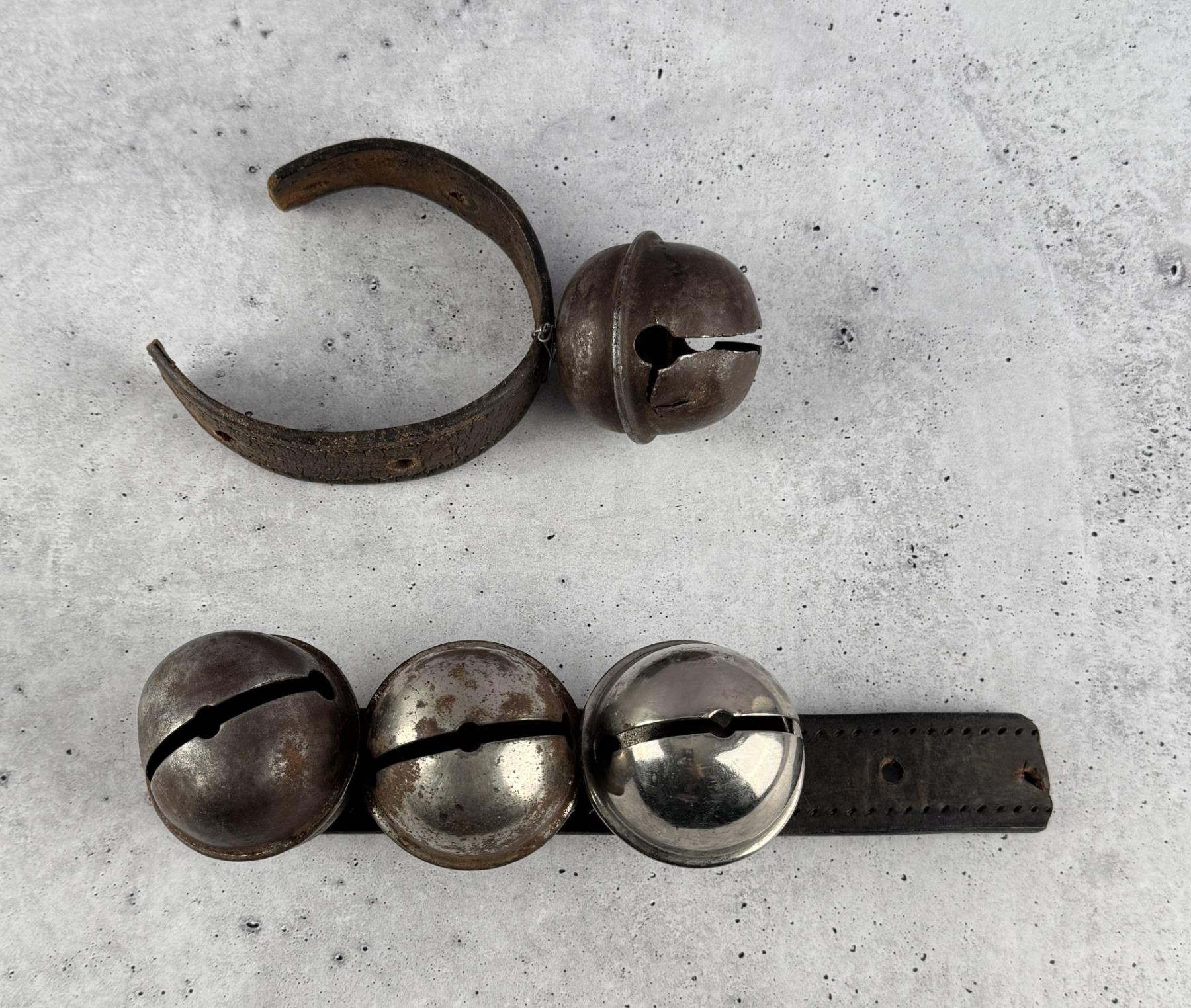 Collection of Antique Sleigh Bells