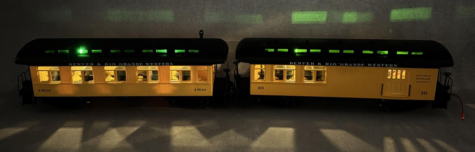 LGB G Scale Passenger Railroad Train Cars