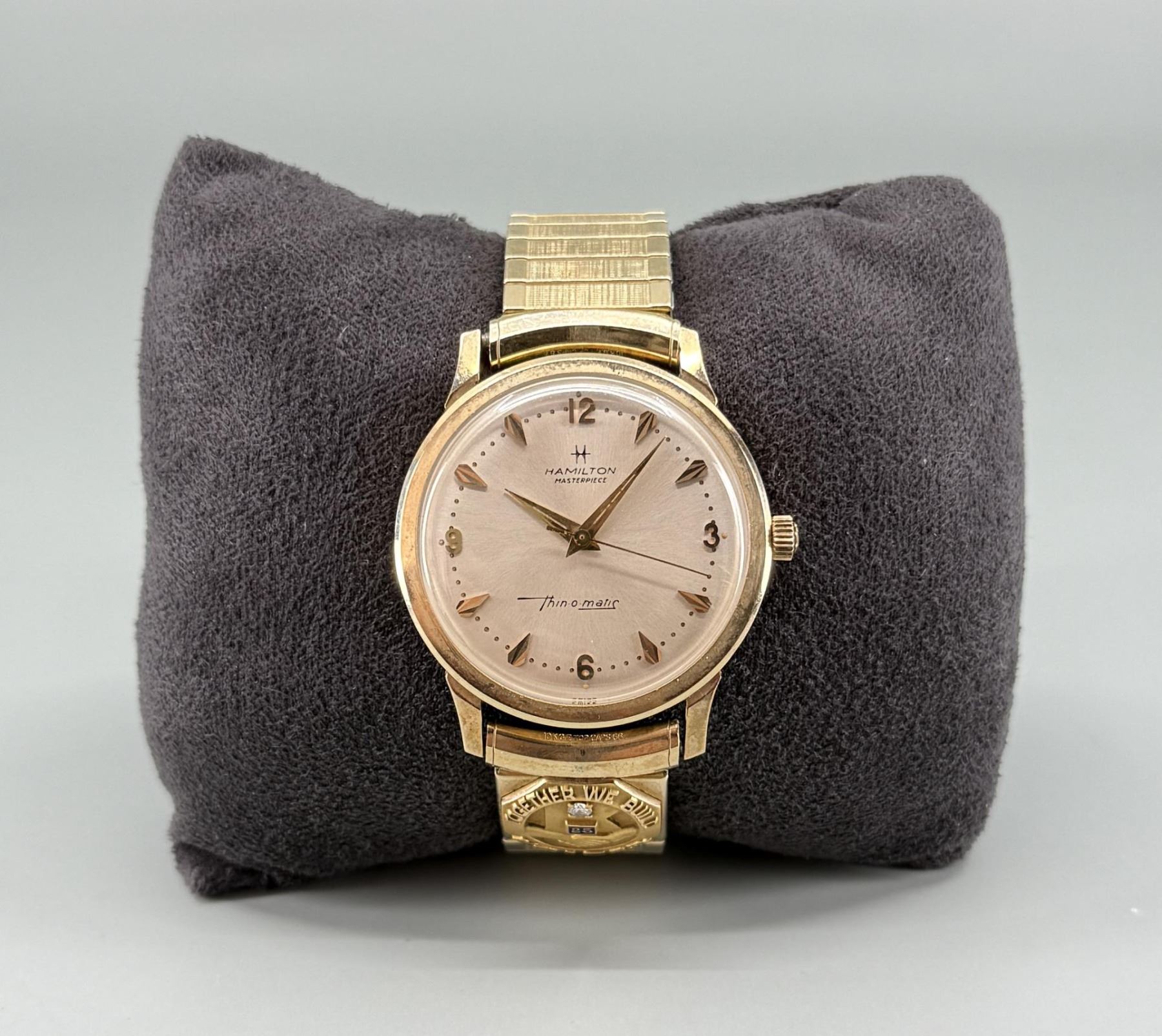 10k Gold Hamilton Masterpiece Thin-O-Matic Watch