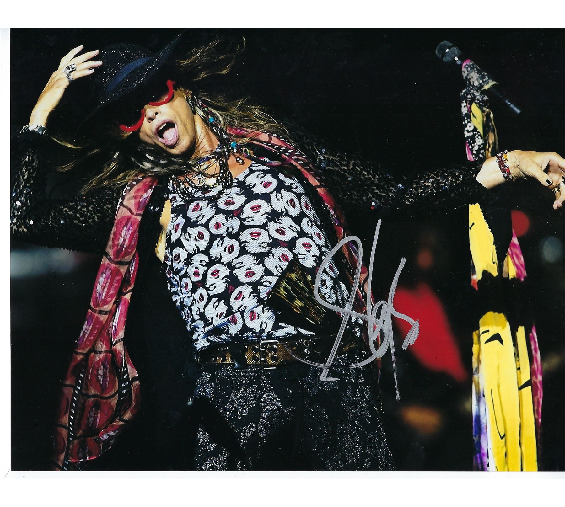Steven Tyler signed photo. GFA Authenticated