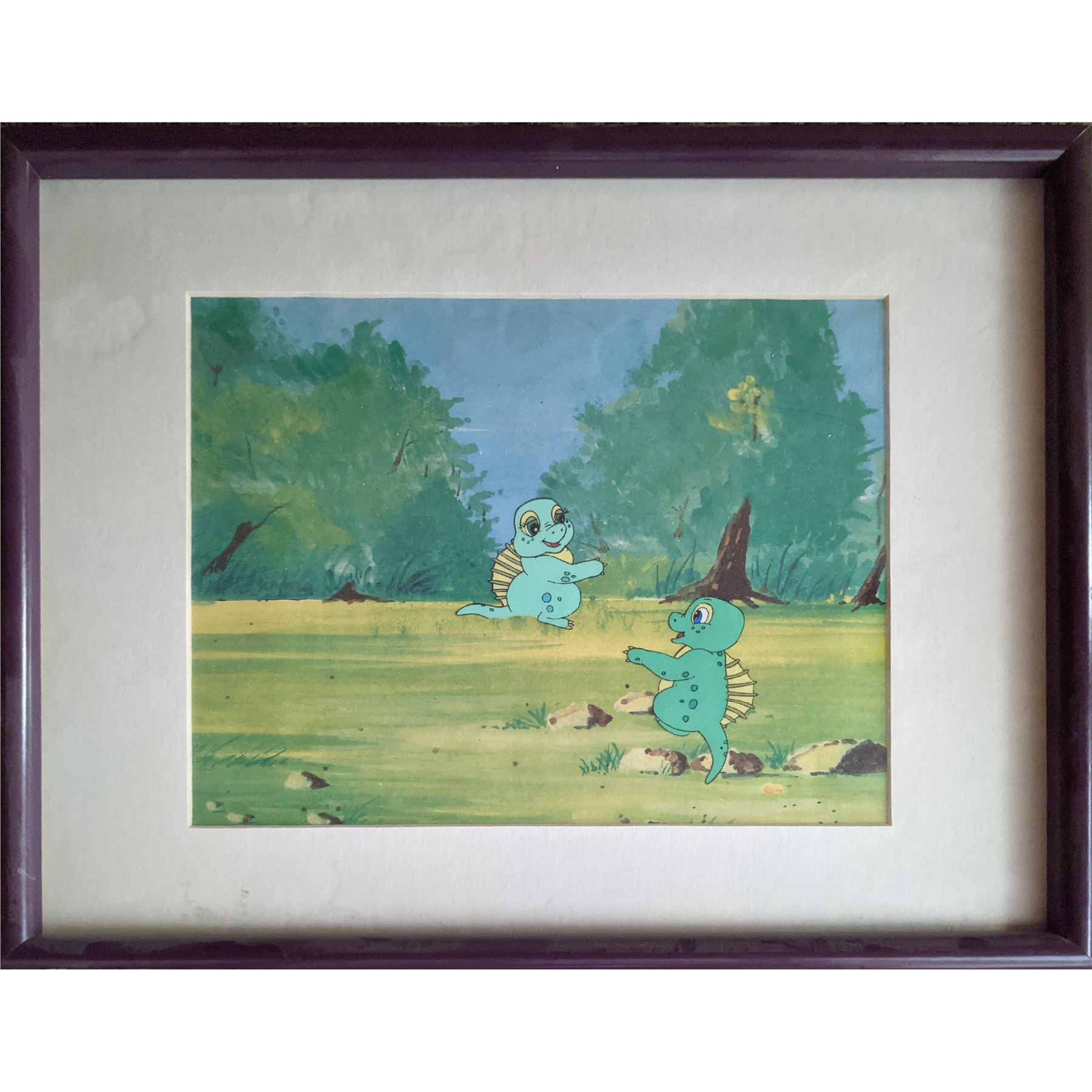 Dink, The Little Dinosaur Framed Animation Cel