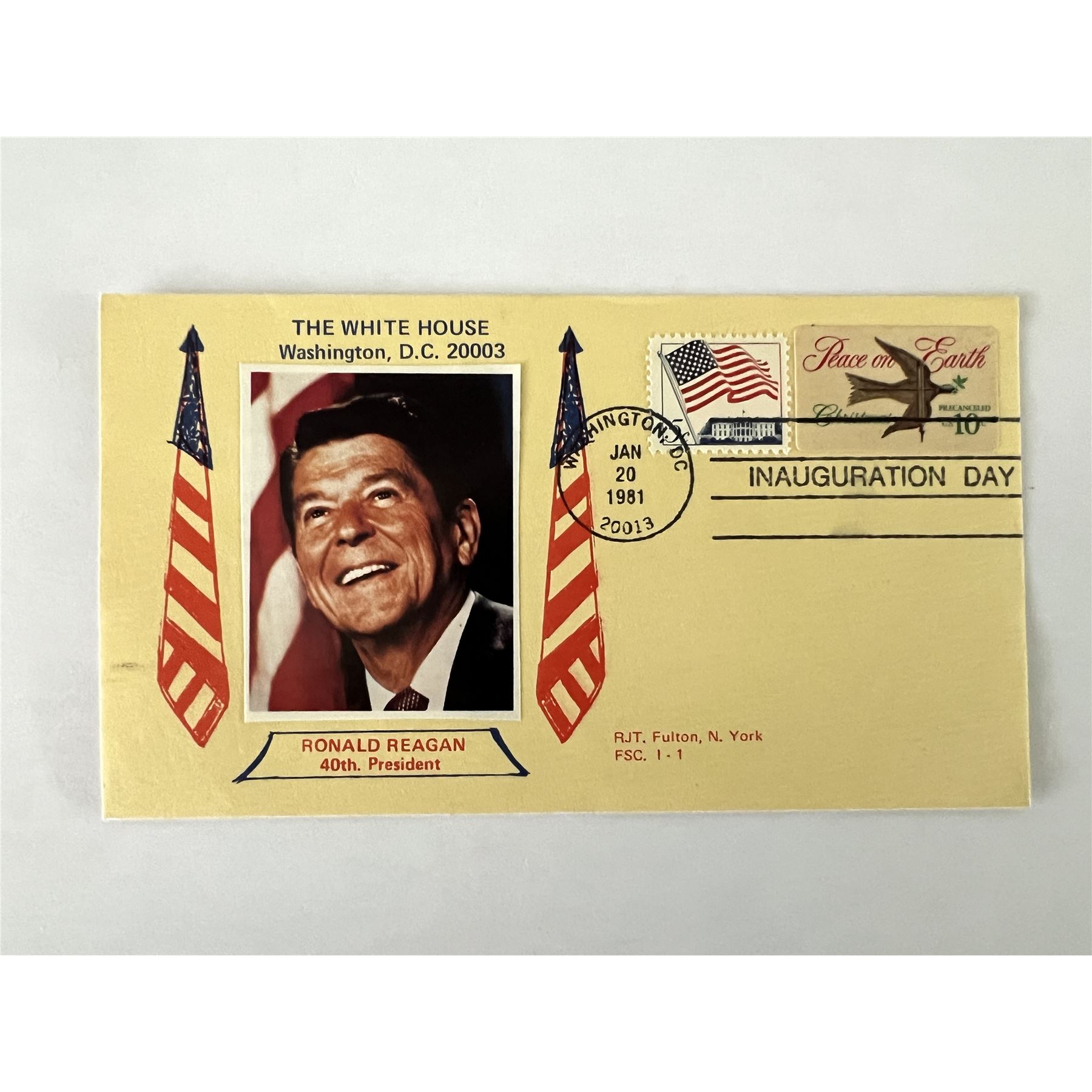 President Ronald Reagan 40th President Commemorative FDC