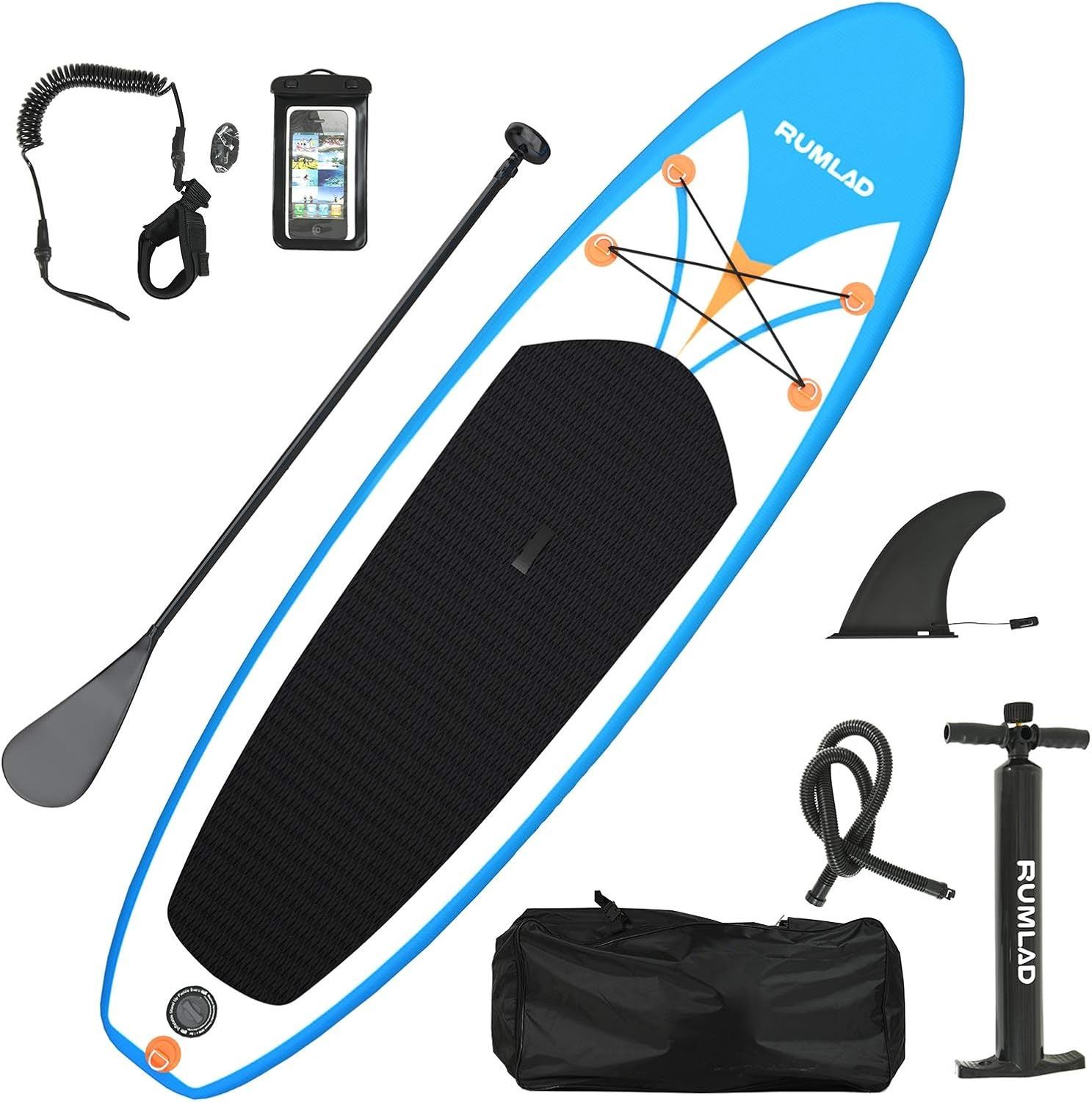 BRAND NEW RUMLAD INFLATABLE STAND UP PADDLEBOARD