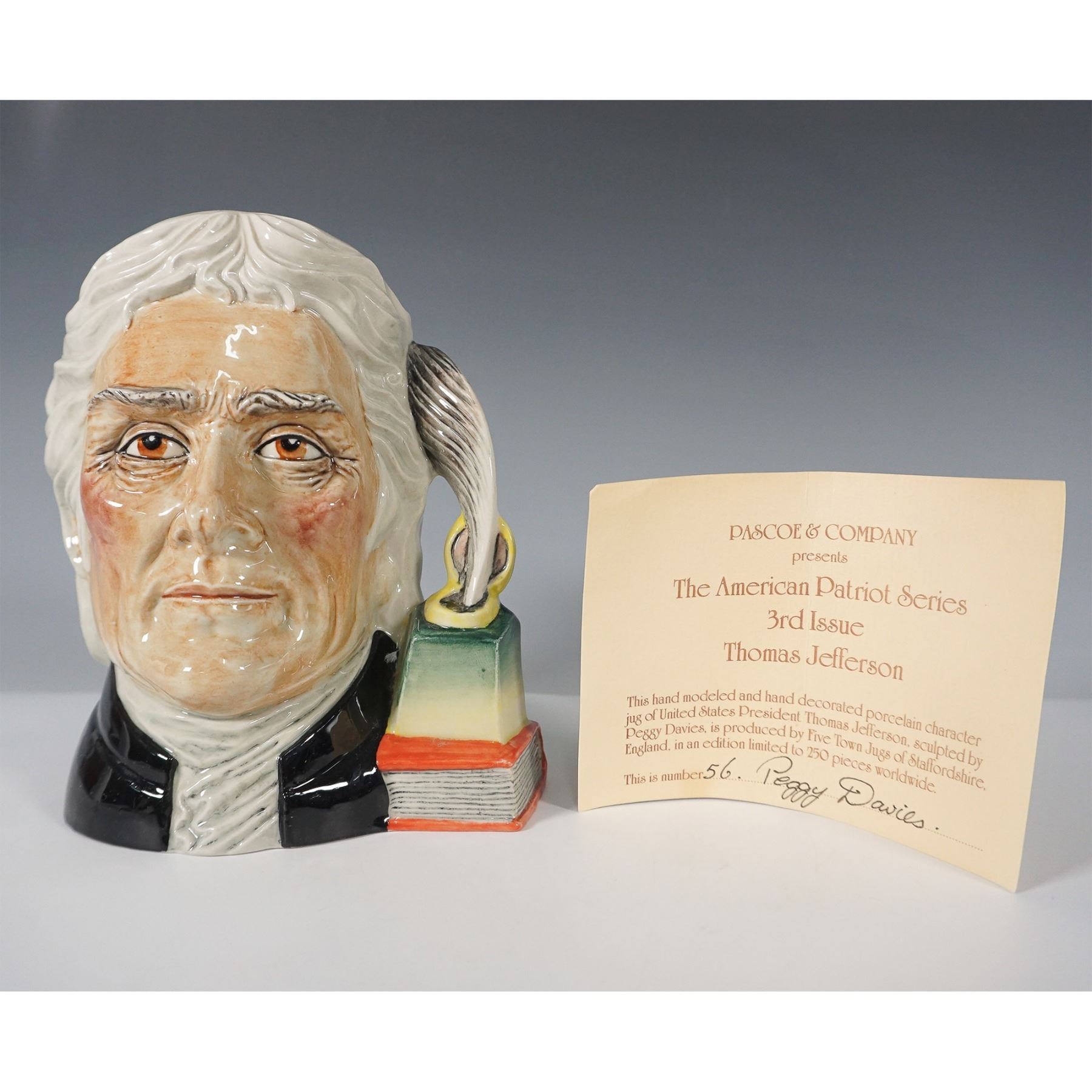 Pascoe & Company Thomas Jefferson Limited Edition Character Jug