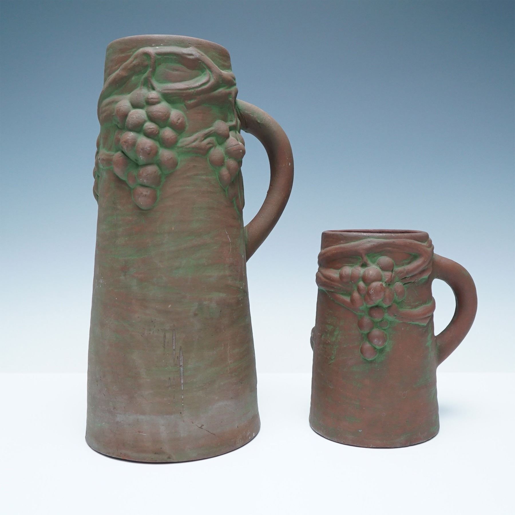 Moss Aztec Pottery Pitcher & Mug