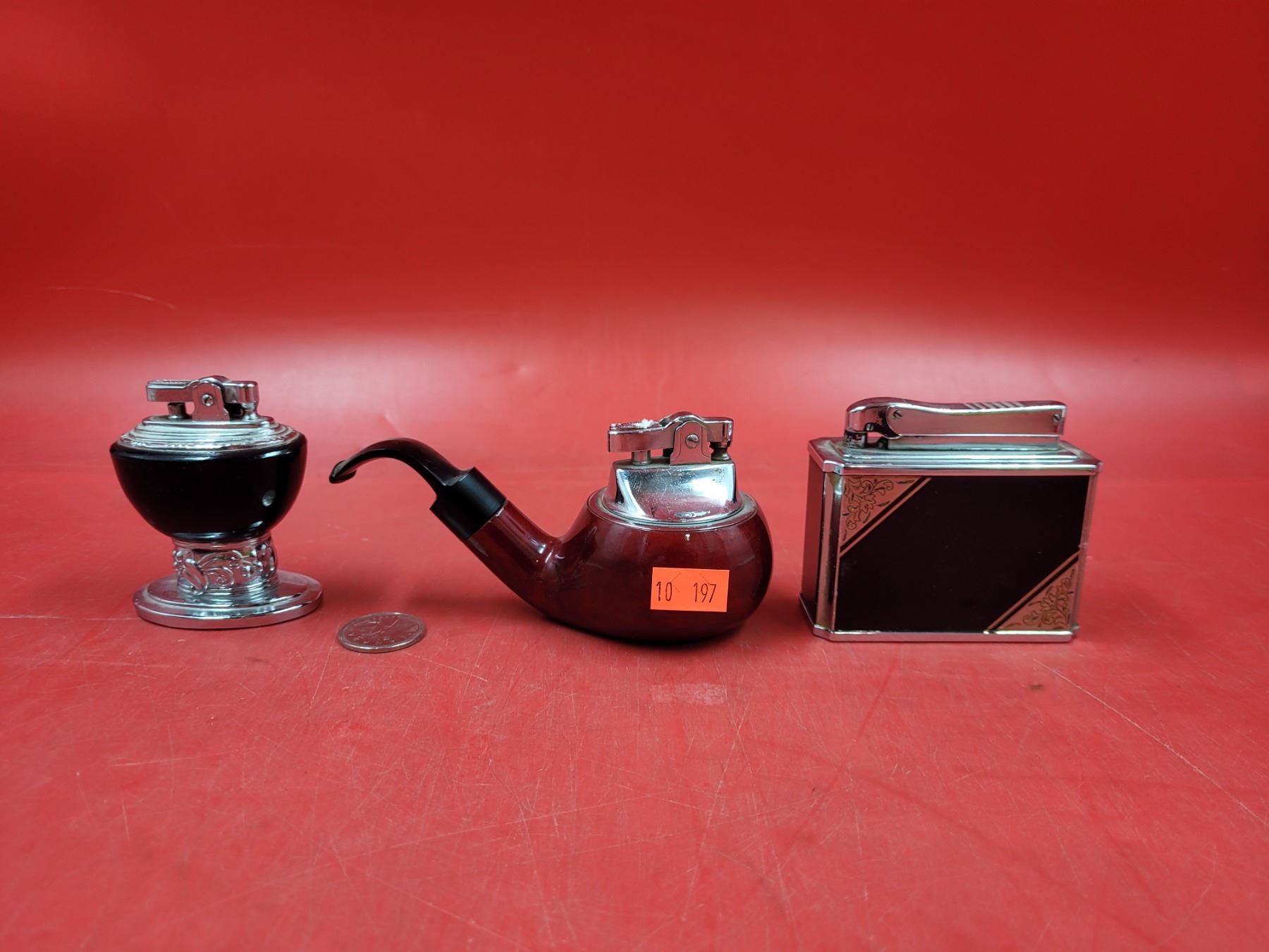 3 VTG Lighters (Fisher, Japan, etc.)