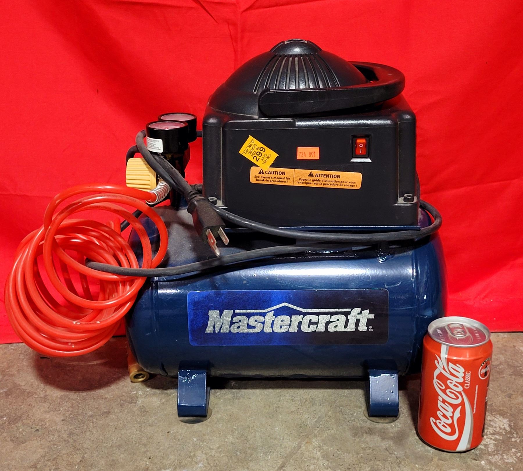 Mastercraft 2 Gallon Air Compressor