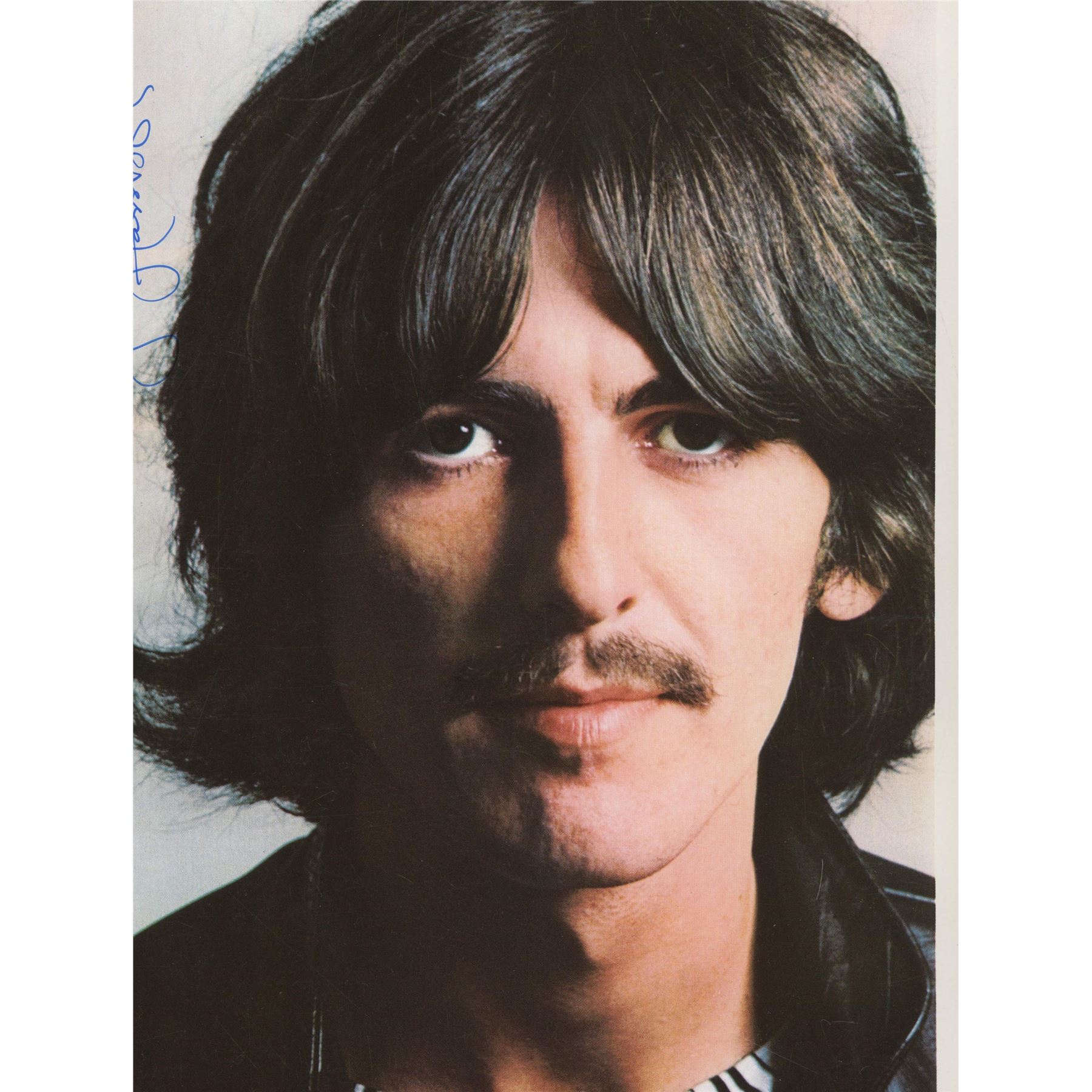 George Harrison signed photo.