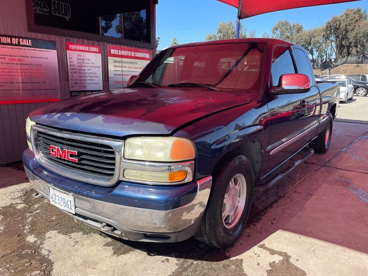 2002 GMC SIERRA 1500