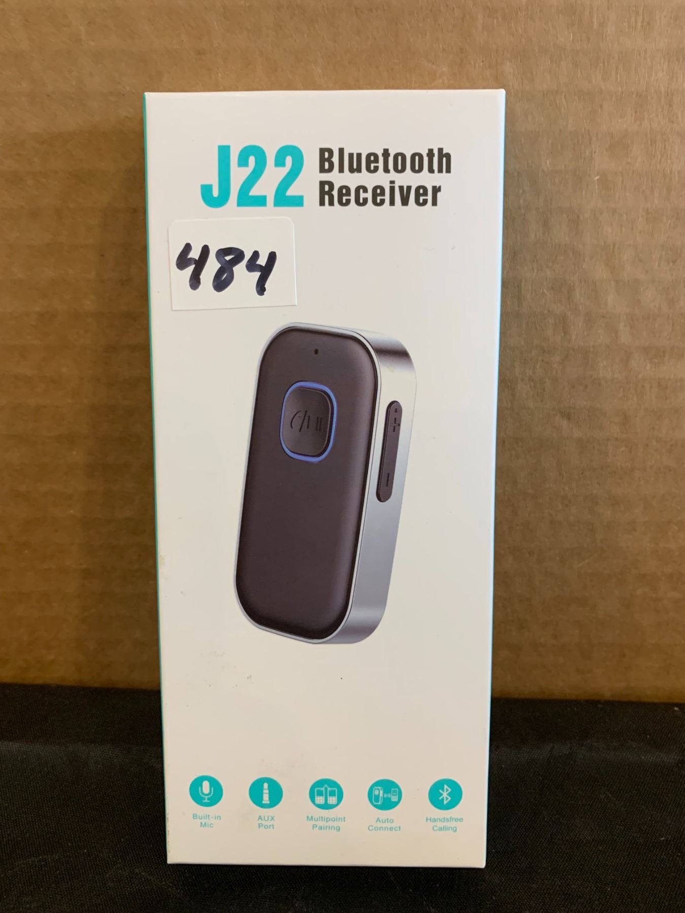 J22 Bluetooth Receiver Car Adapter Dual Link Built In Mic