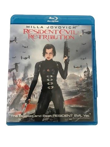 Resident Evil Retribution Blu-ray disc