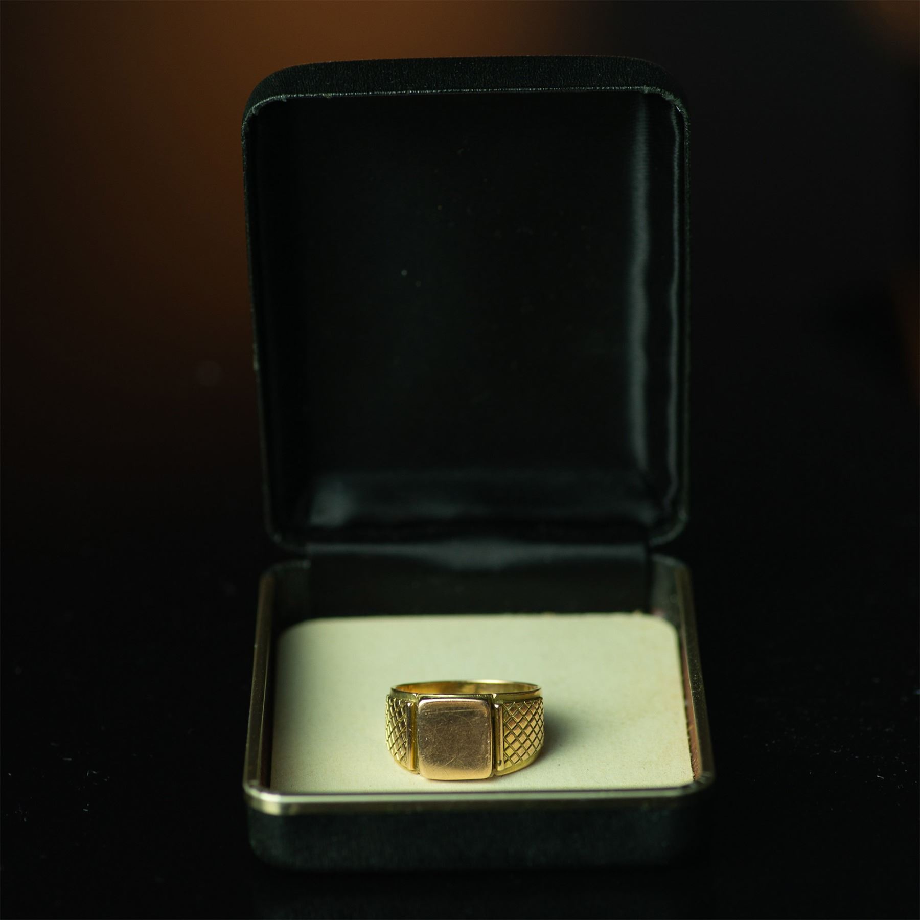 Soviet Era 14K Gold (583) Men's Signet Ring