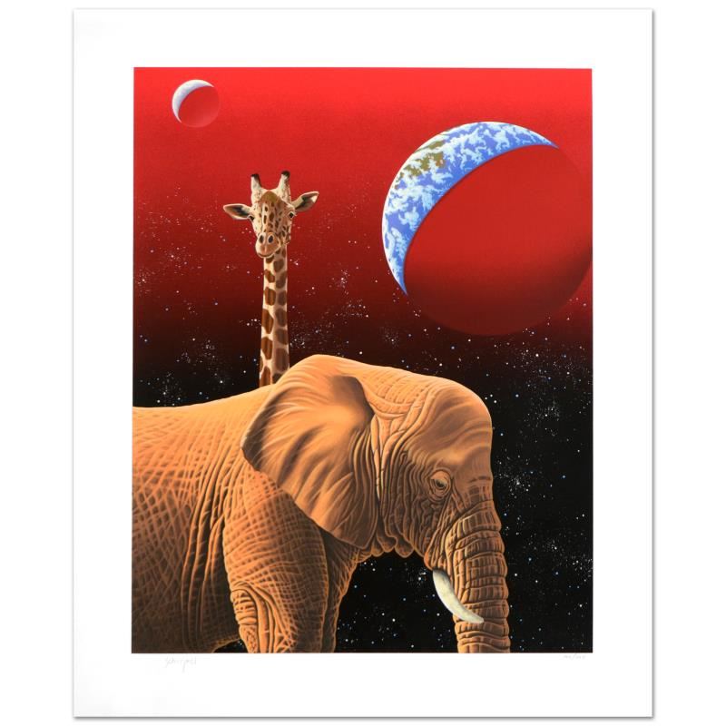 Our Home Too I - Elephants by Schimmel William