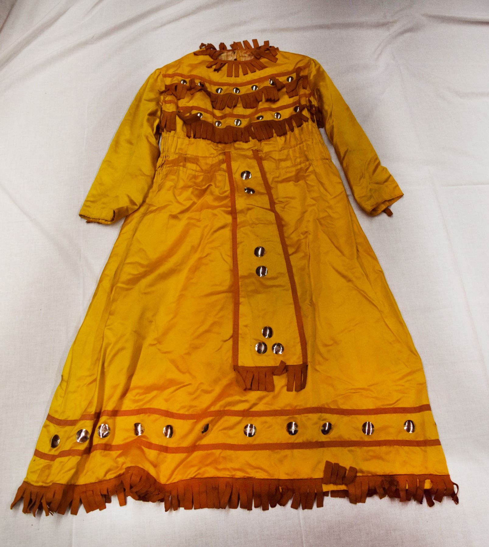 Authentic costume from Buffalo Bill Cody Wild West Show, yellow ...