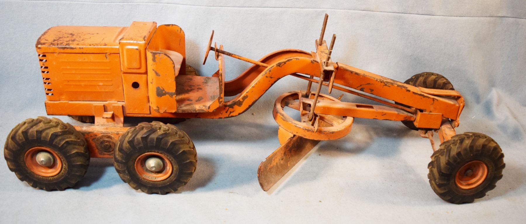 Vintage toy road grader