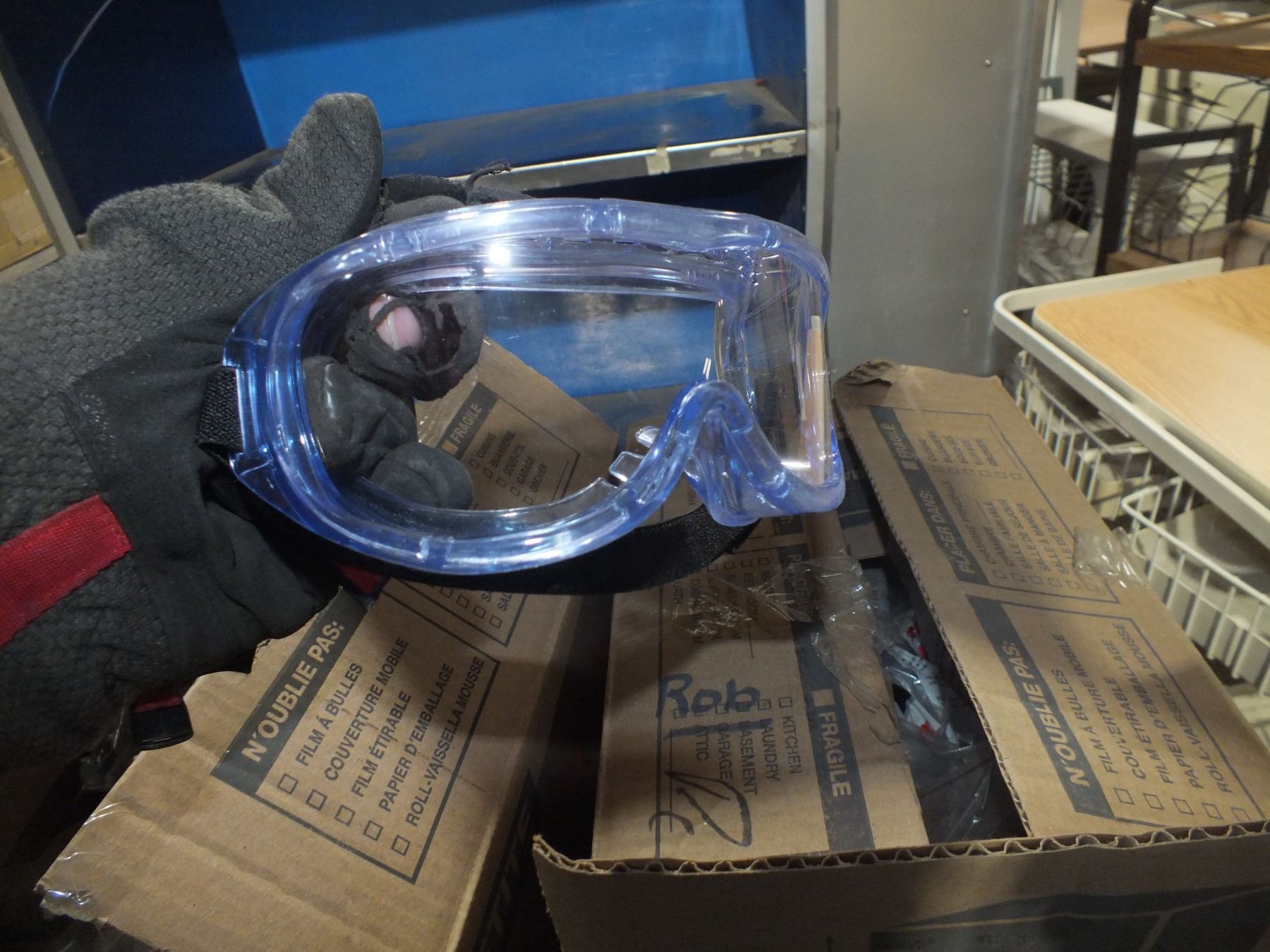 2 Boxes Of Safety Goggles