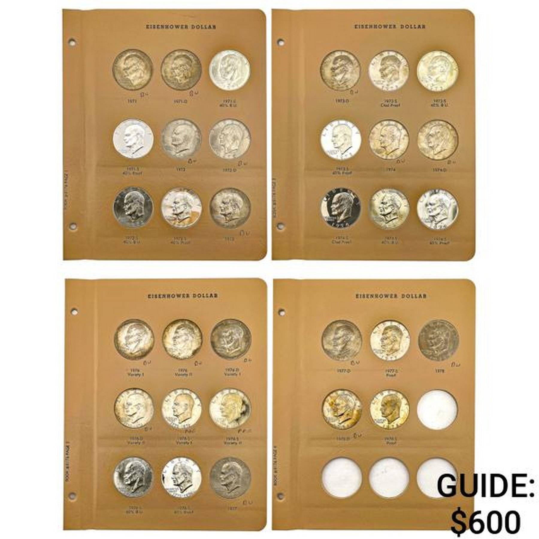 [32] 1971-1978 Eisenhower $1 Coins