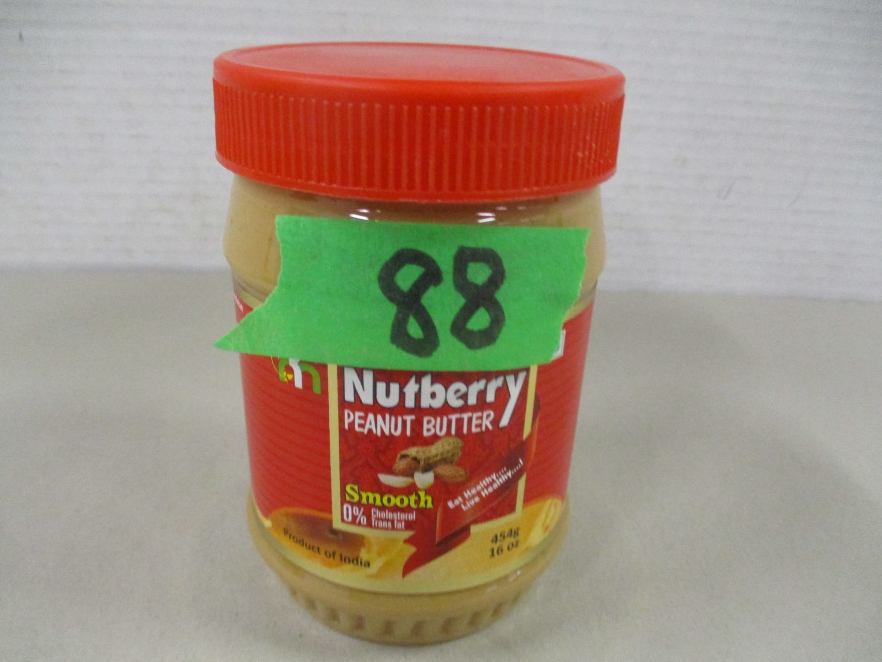 FREIGHT DAMAGE (AS IS): SMOOTH NUTBERRY PEANUT BUTTER (454 G) - JAR