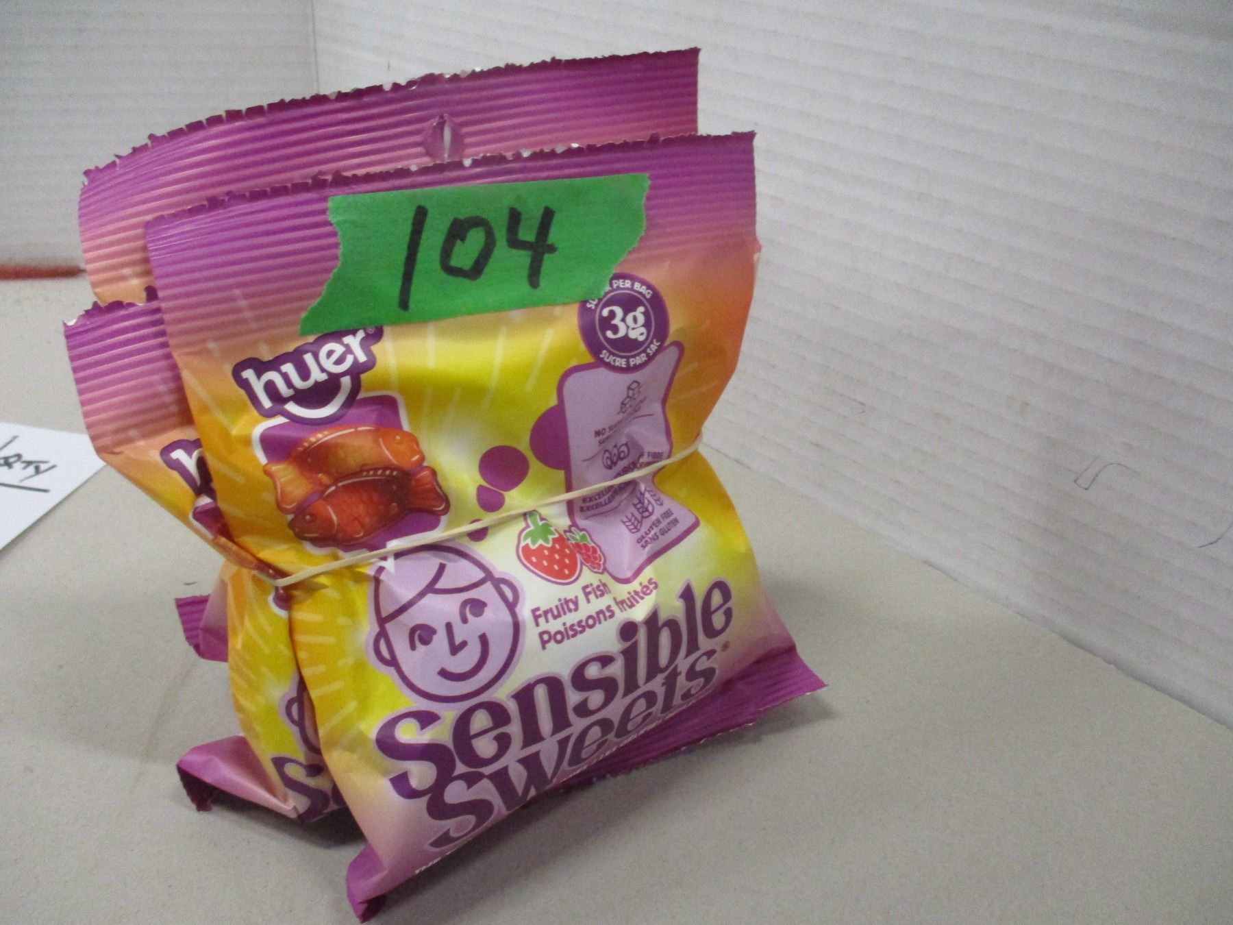 SENSIBLE SWEETS FRUITY FISH GUMMY TREATS (NO SUGAR) - 3 BAGS