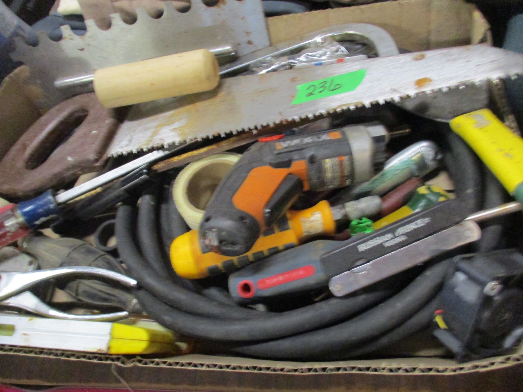 FLAT C/W ASSORTED TOOLS