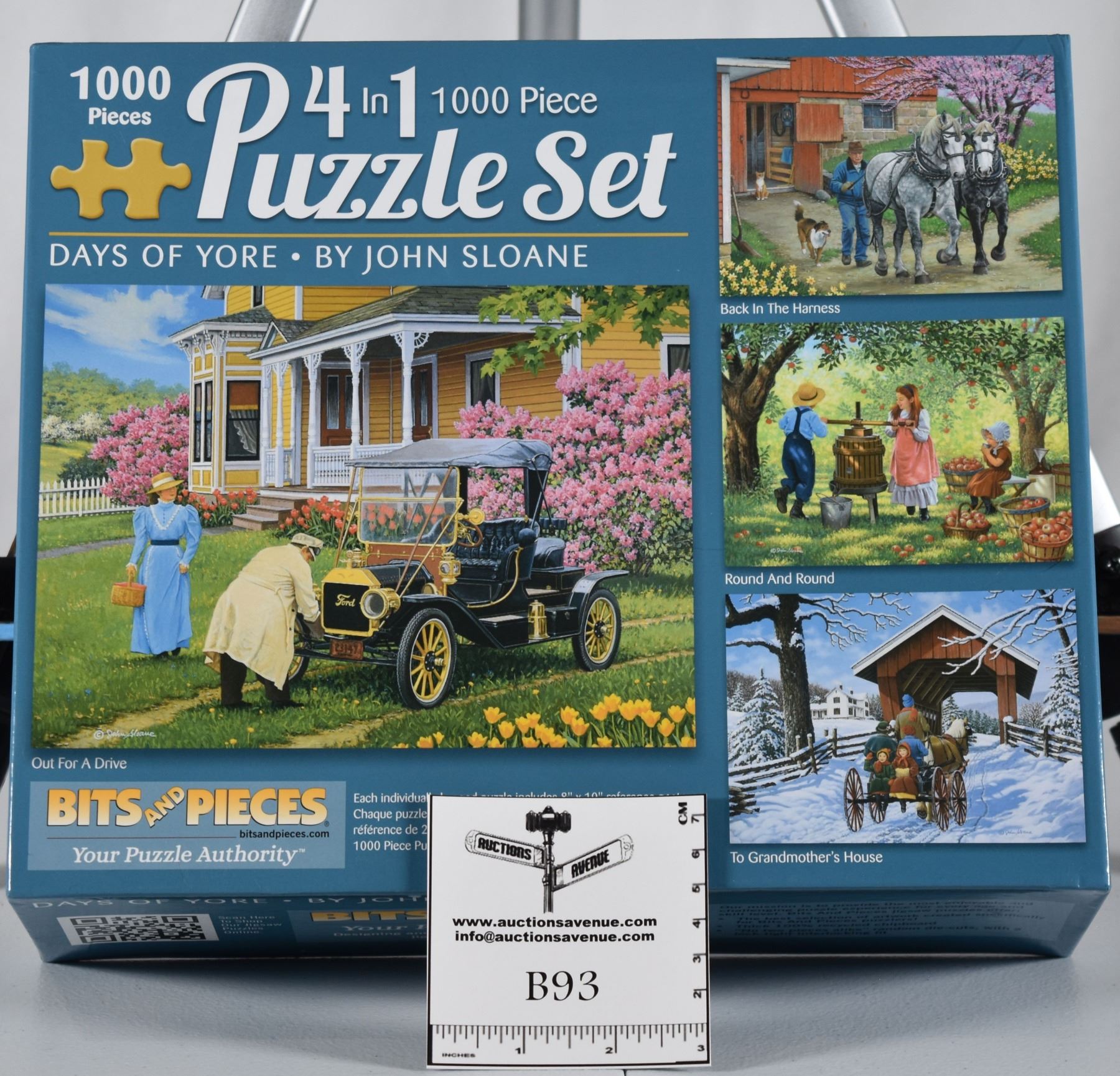 Bits and Pieces 4 in 1 Puzzle Set