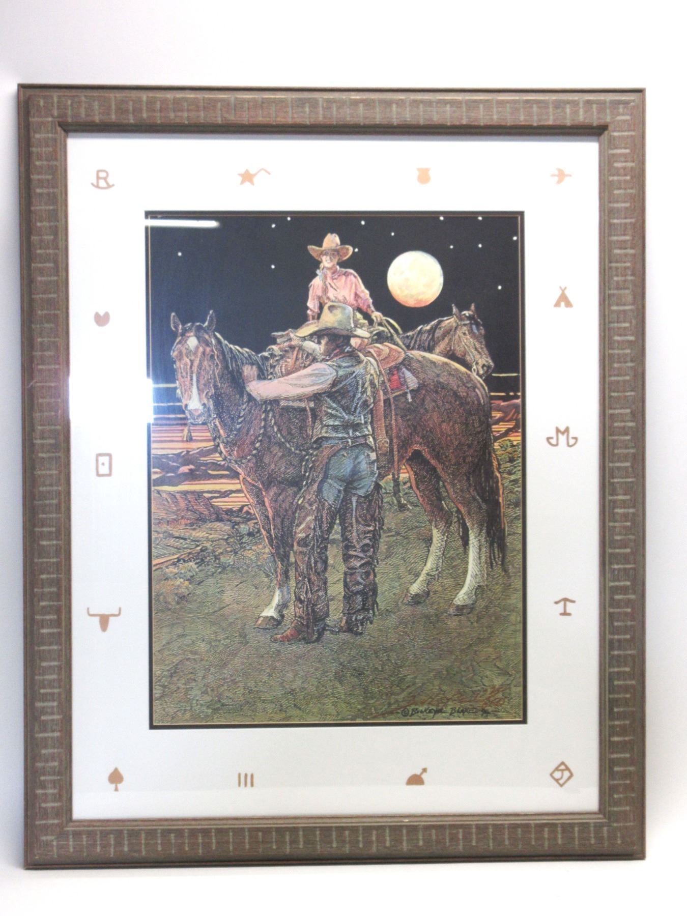 Signed And Numbered Buckeye Blake Print- 122/650- 37" X 29.5"