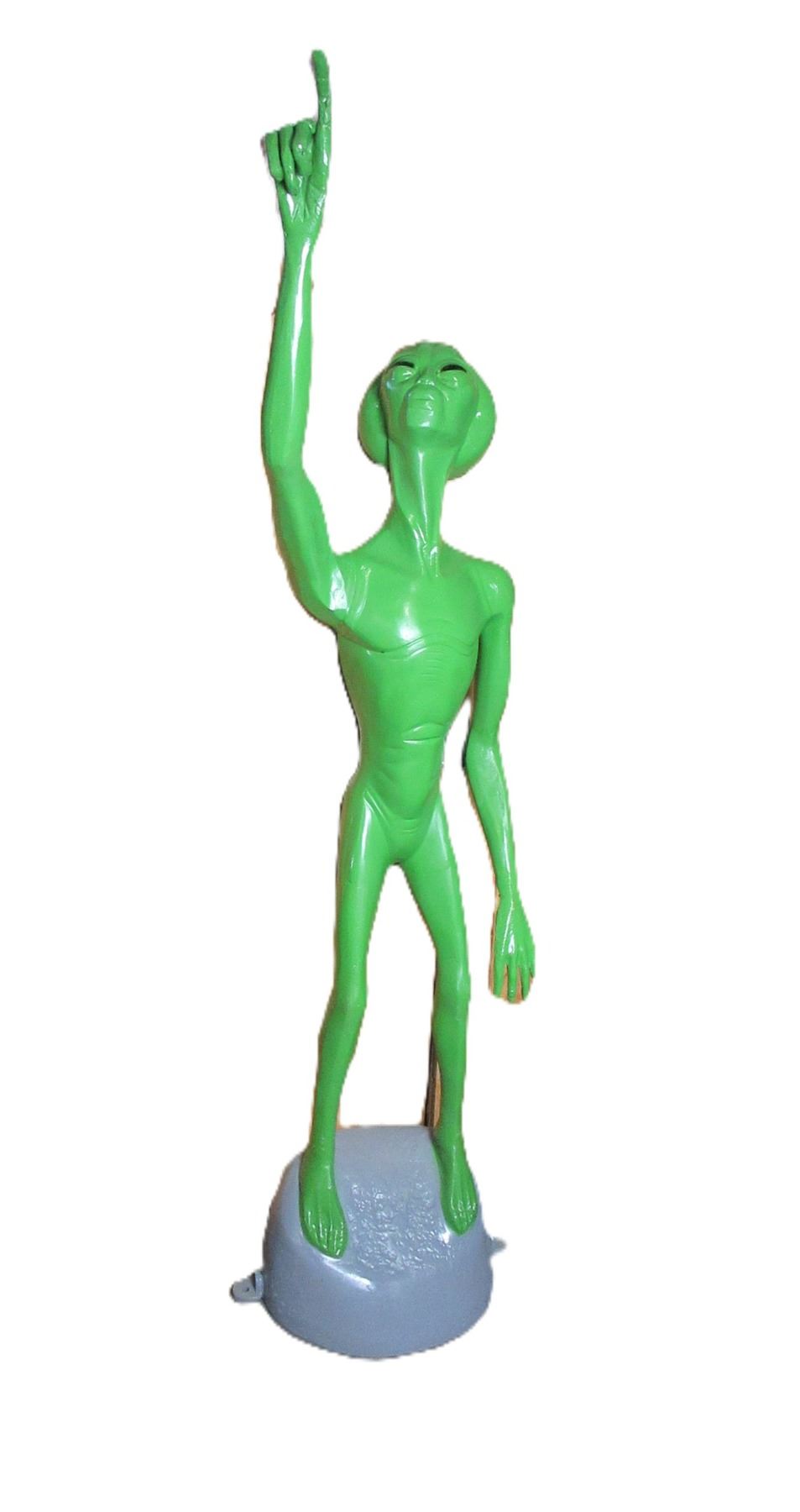 Cast Aluminum Green Alien- Can Be Bolted Down- 73"