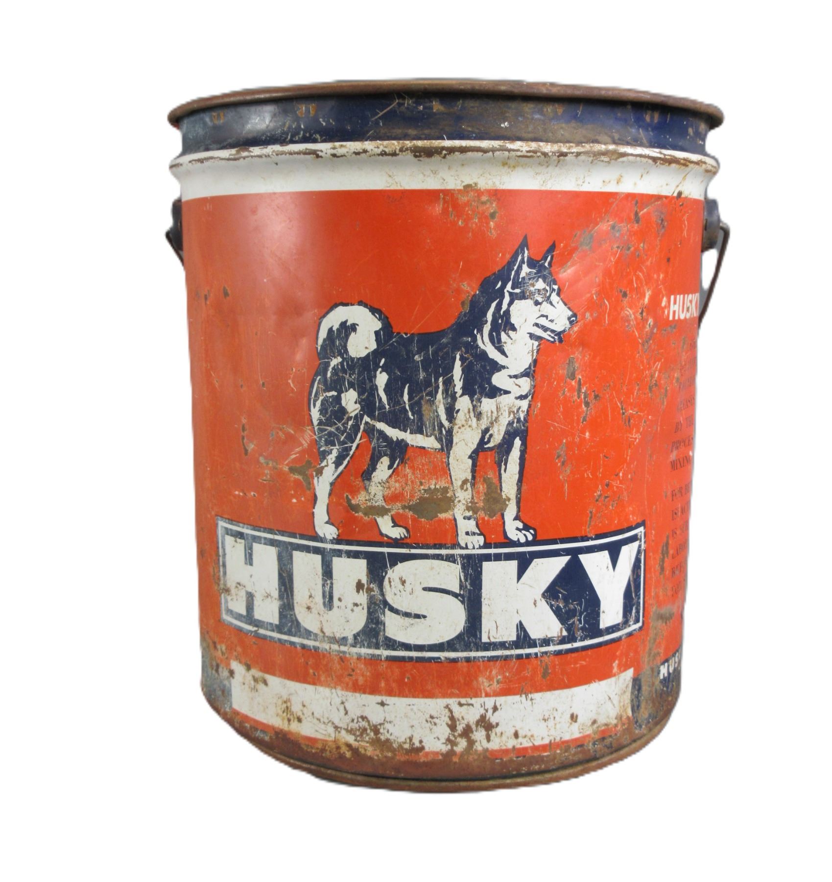 Husky Oil Co Cody Wyoming Bucket- 5 Gal