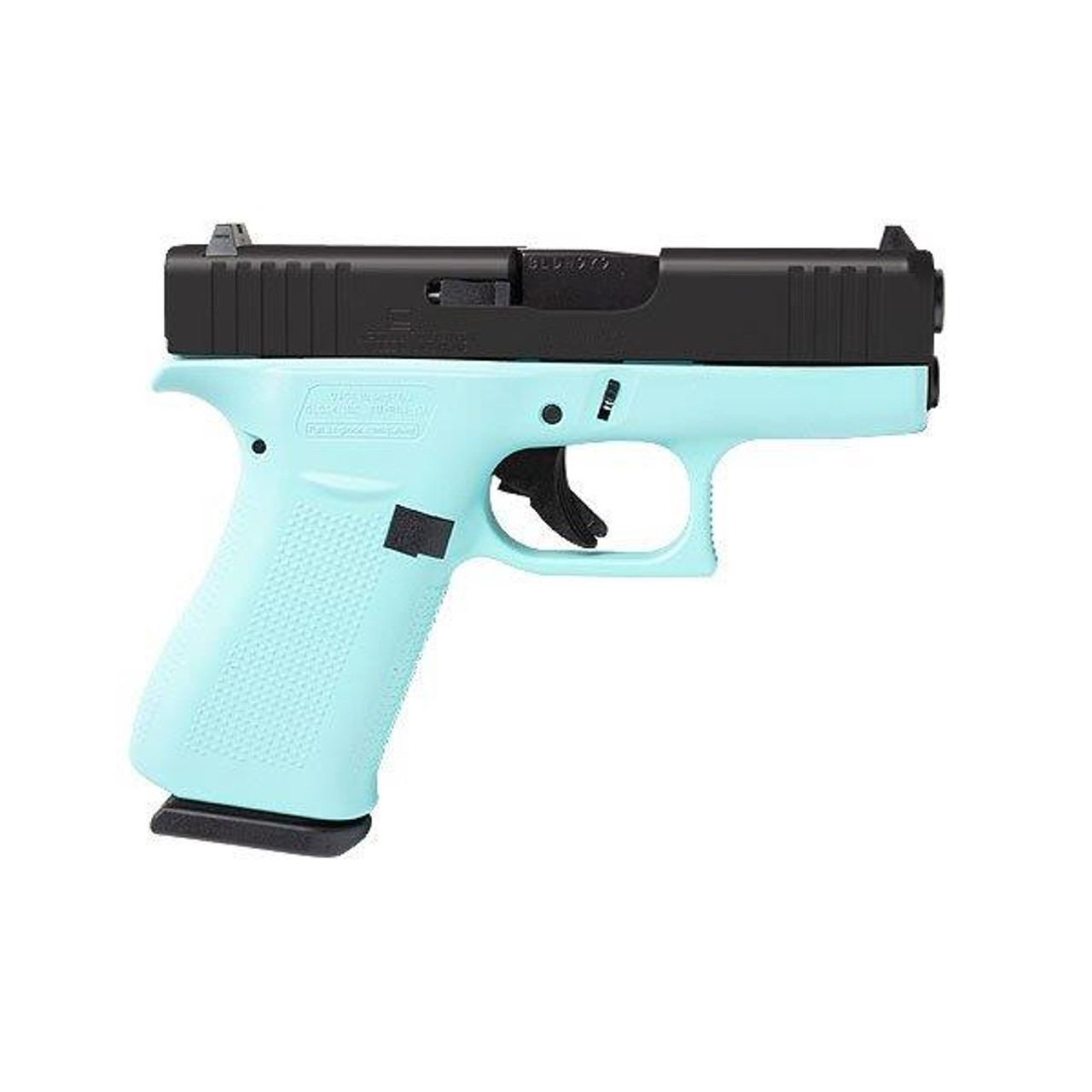 Glock G43X 9mm Pistol Turquoise