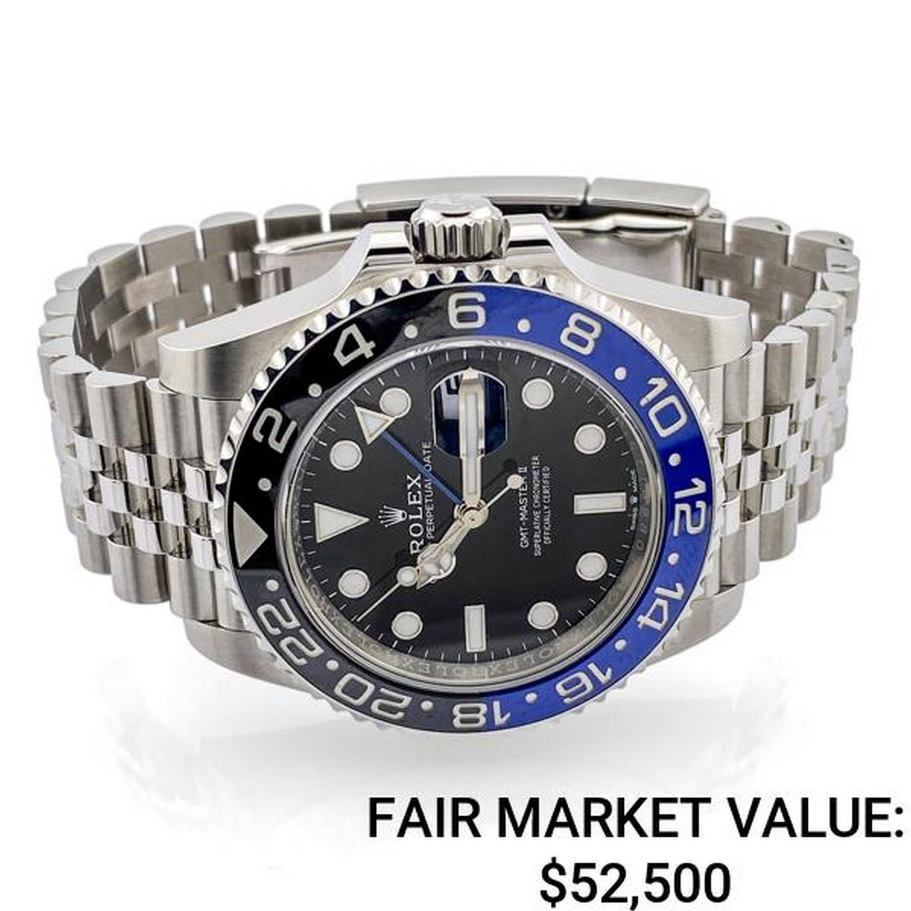 Rolex Stainless Steel GMT Master II 'Batgirl'